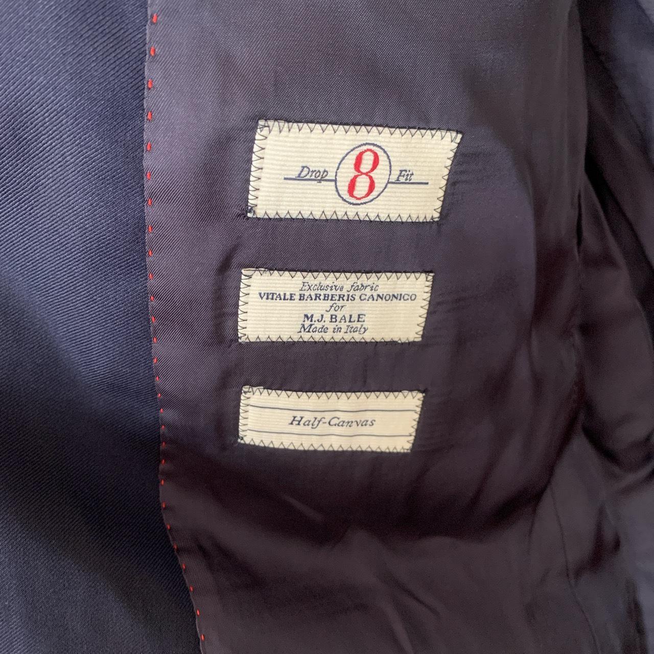 Mj bale navy suit jacket Small stains that can be... - Depop