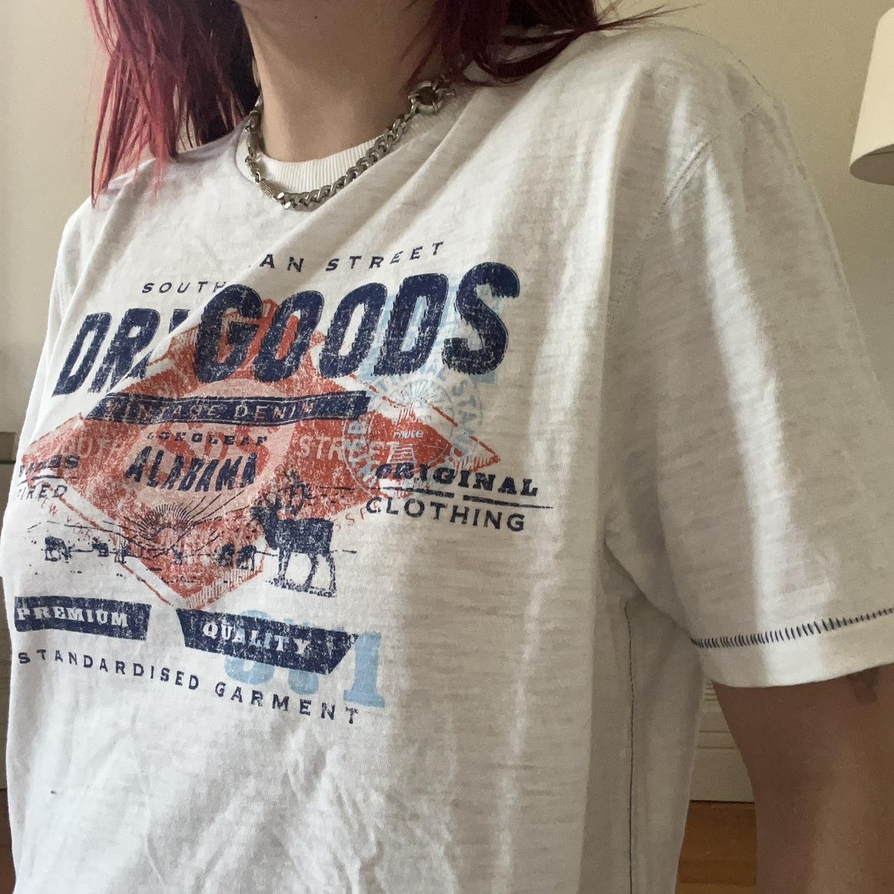dry goods vintage white tshirt - super comfy -... - Depop