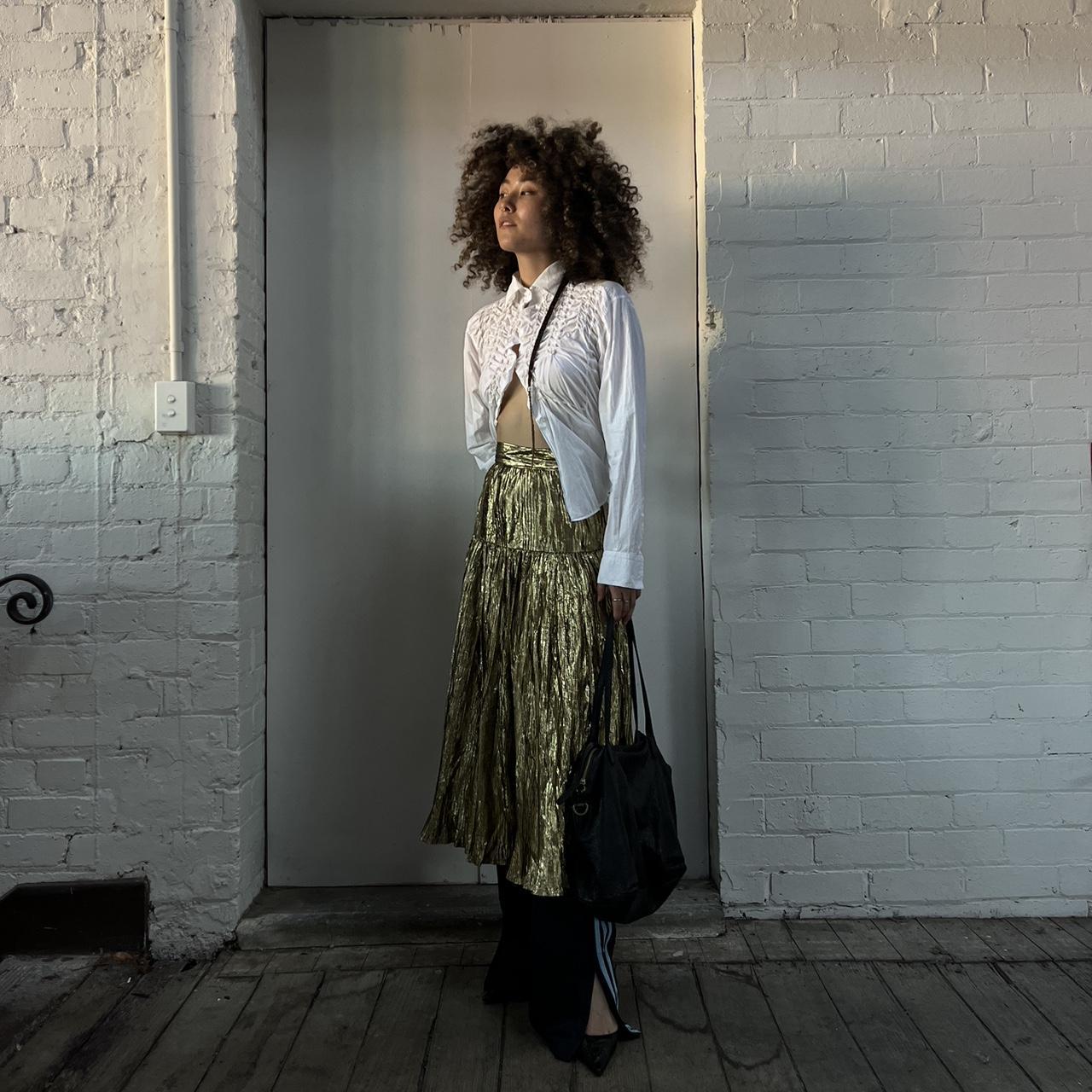 David Lawrence retro skirt - super high waisted -... - Depop