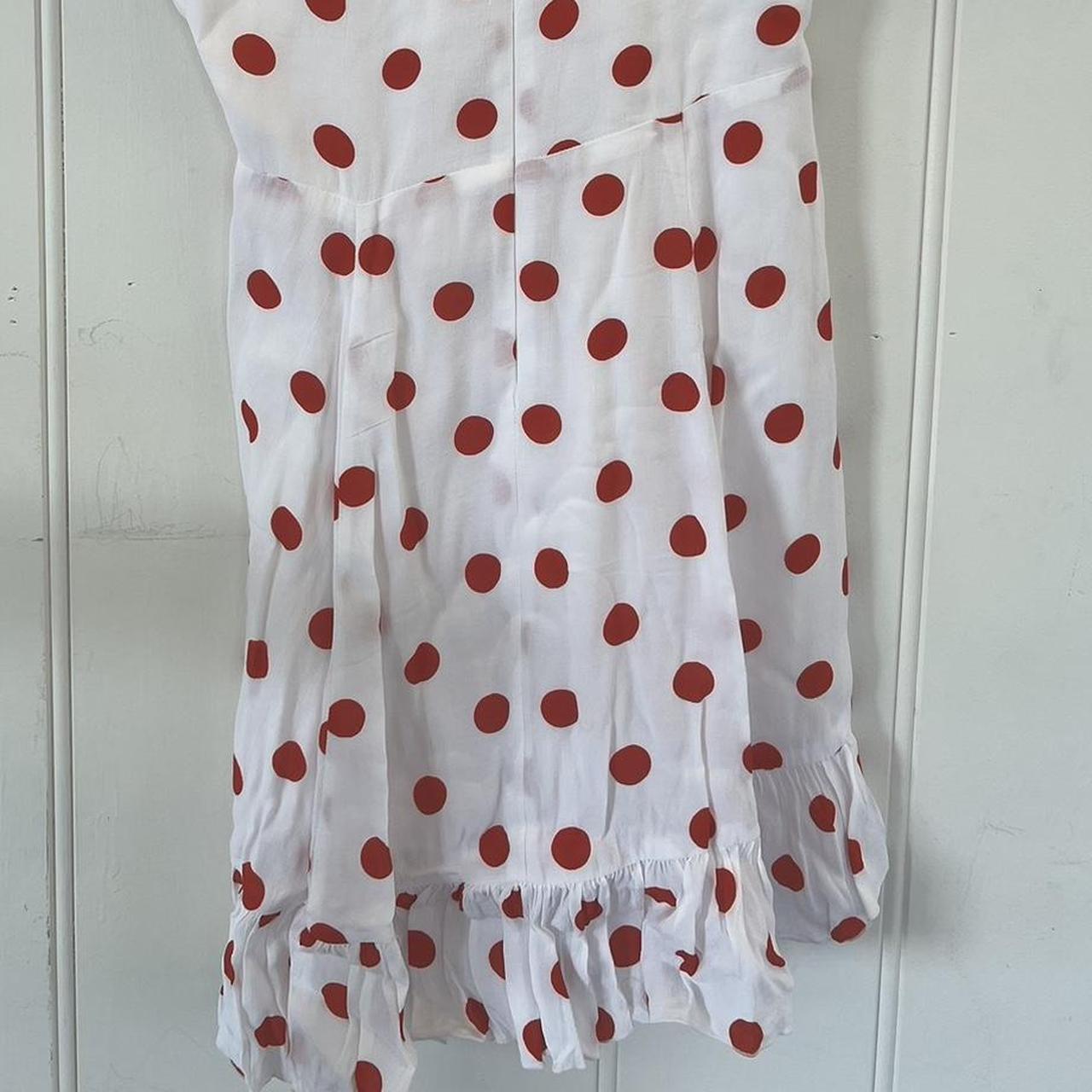Red spot mini dress From Isabelle Quinn Worn once - Depop