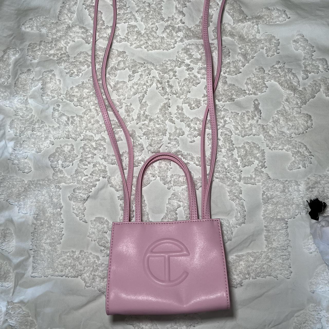Brand new bubblegum pink Telfar purse READY TO BUY... - Depop