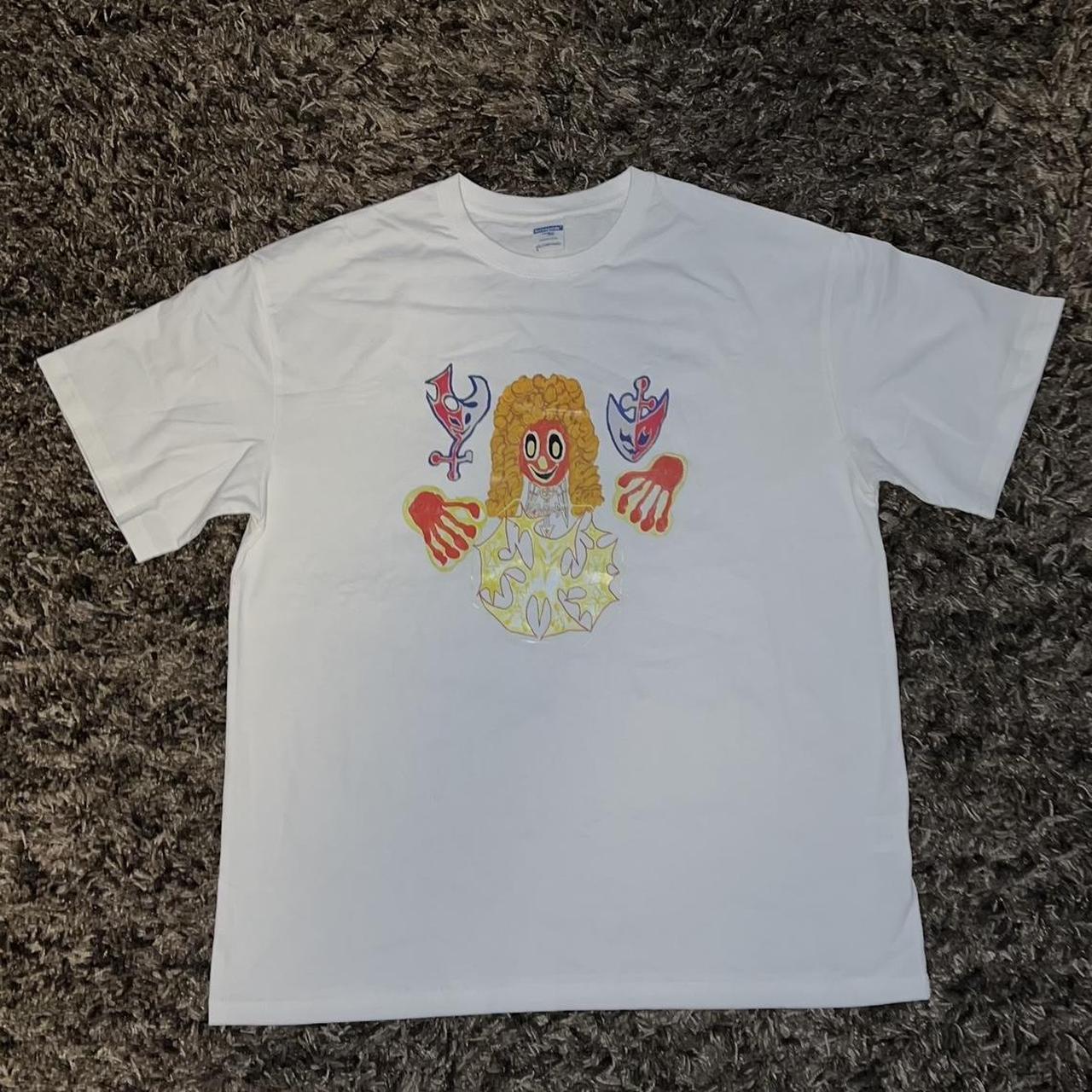 White Bladee Exeter Shirt Size XL - Depop