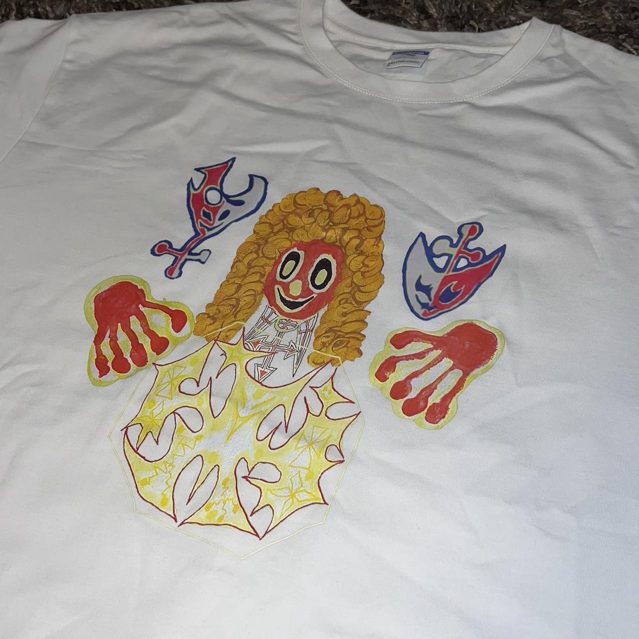 White Bladee Exeter Shirt Size XL - Depop