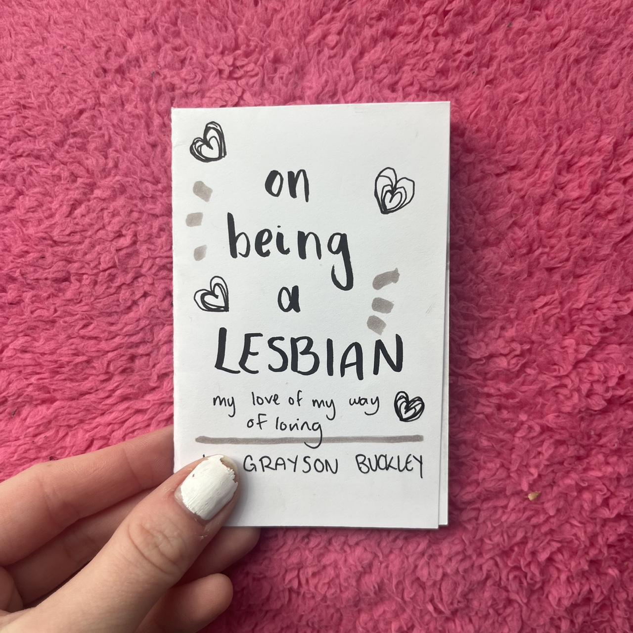 "on being a lesbian" zine! a greyscale mini zine... | Depop