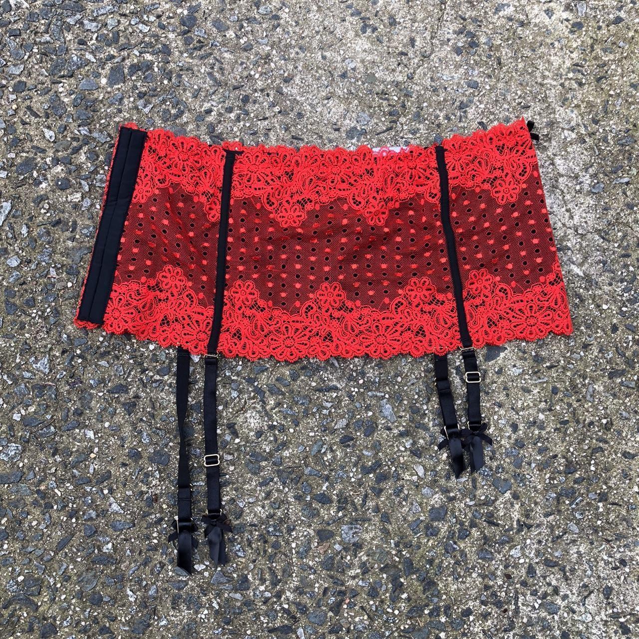 Sexy Red Garter Belt Cacique Garter Belt Size Depop