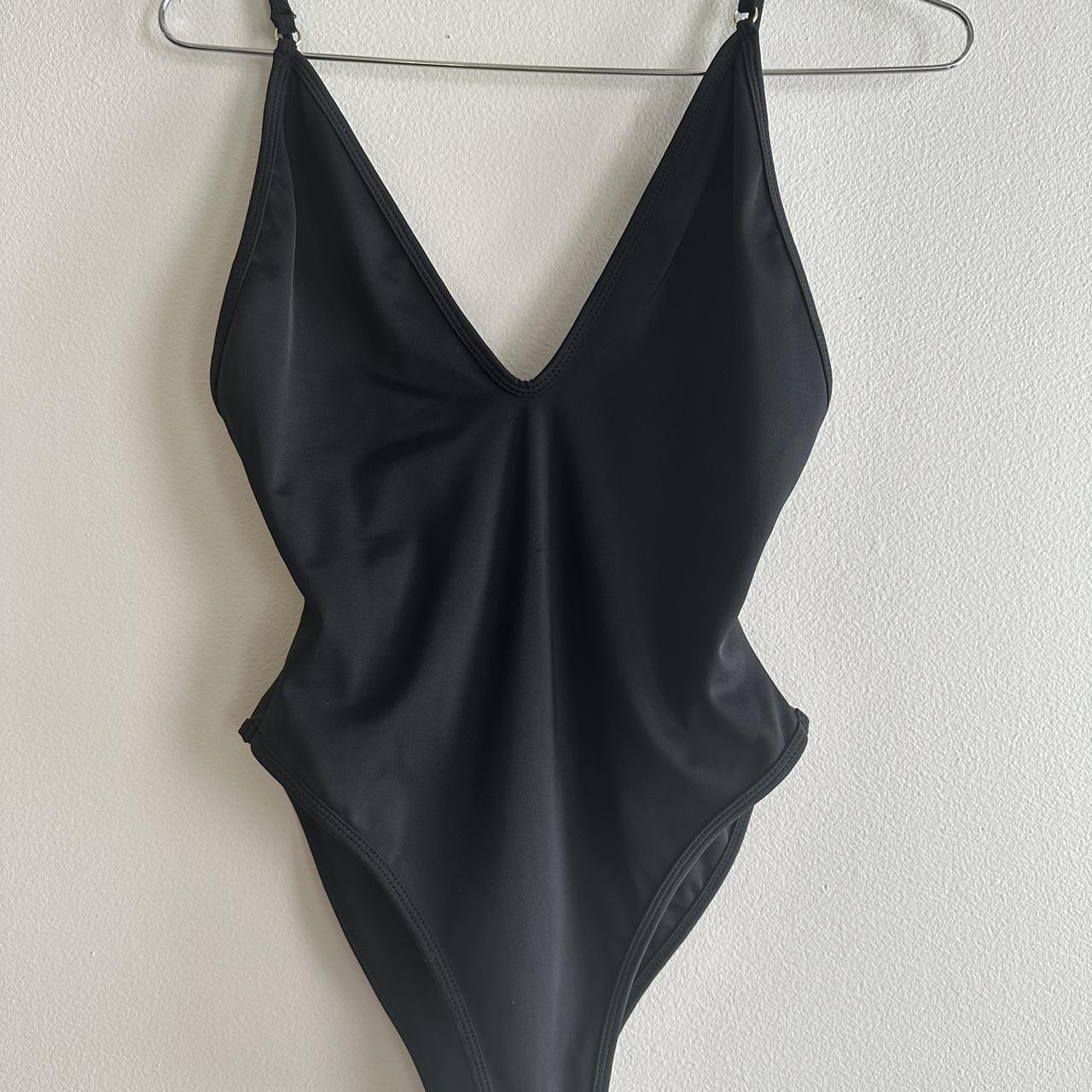 Goose berry black one piece my favorite suit of... - Depop