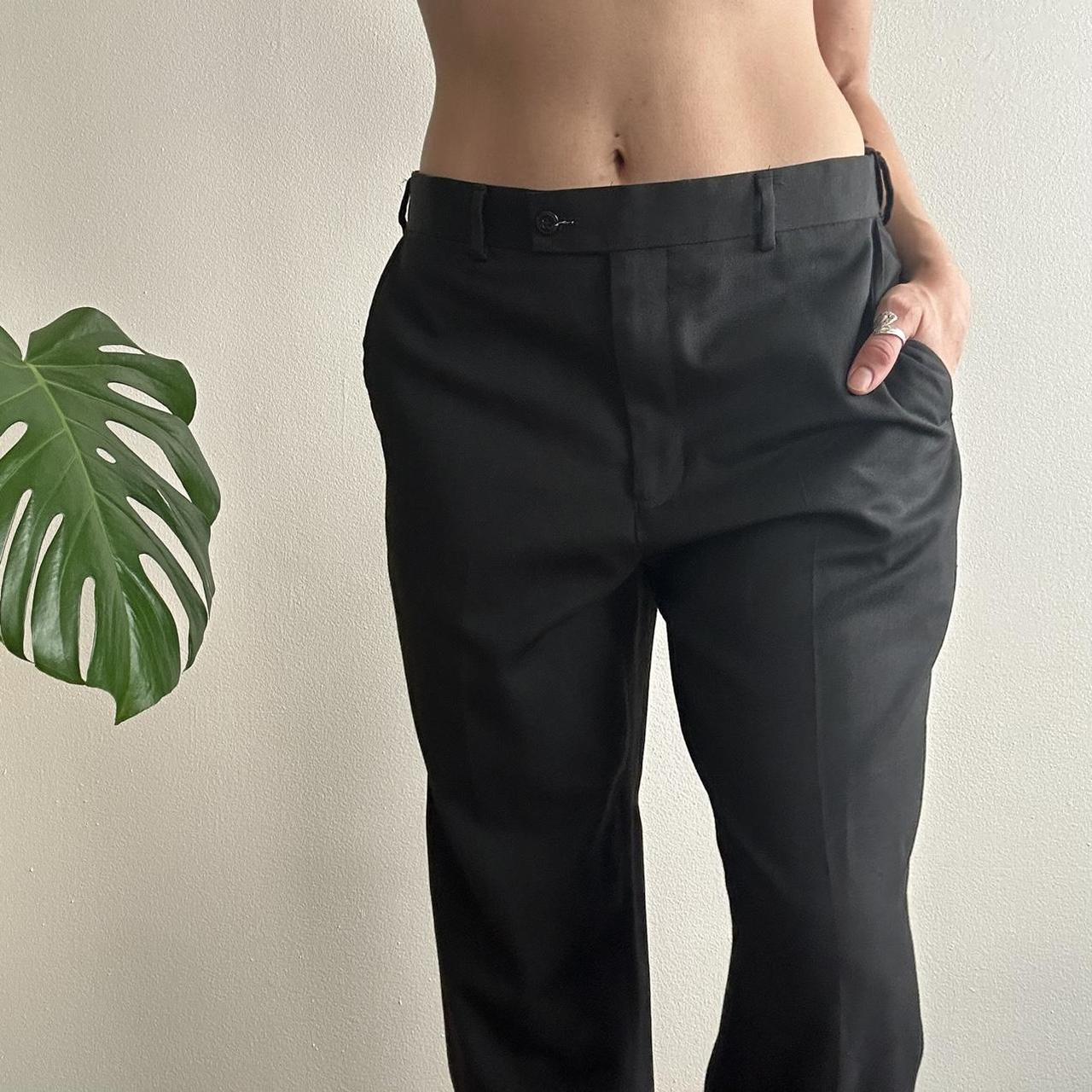 Vintage Louis Raphael Black Trousers Classic |... - Depop