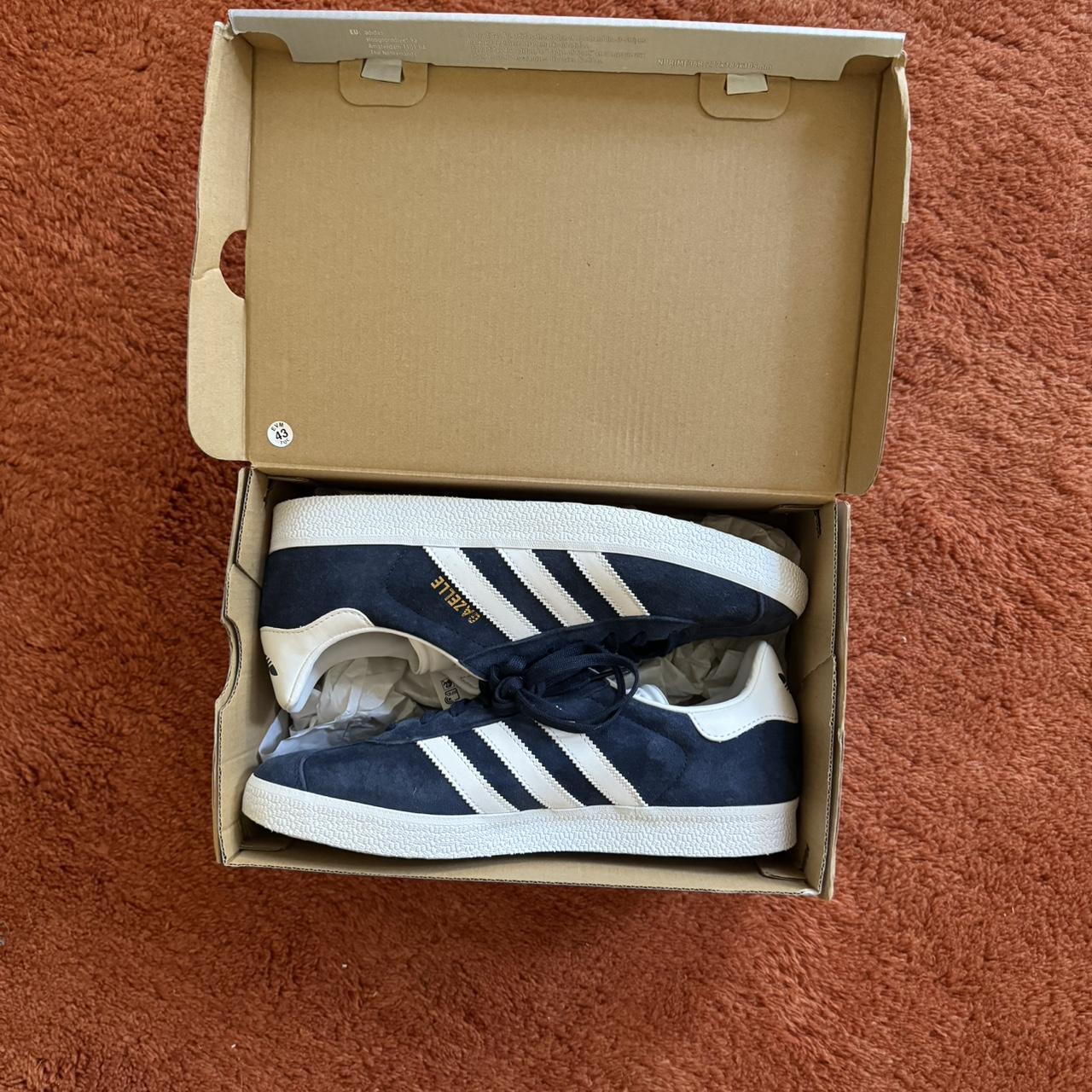 Navy blue suede adidas sambas Men's since 6 1/2 (US) | Depop