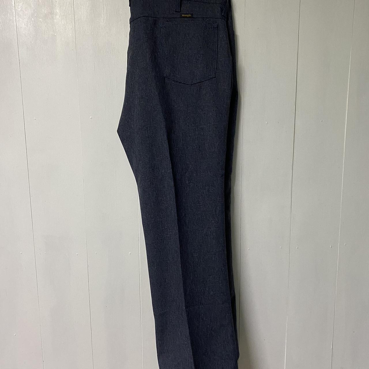 80's Wrangler Wrancher Slacks Size 42x30 Heathered... - Depop