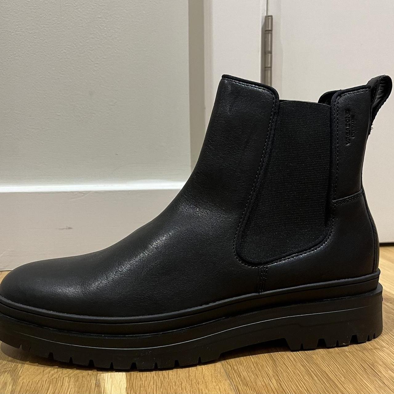 Black Vagabond boots. Never worn, with original tag... - Depop