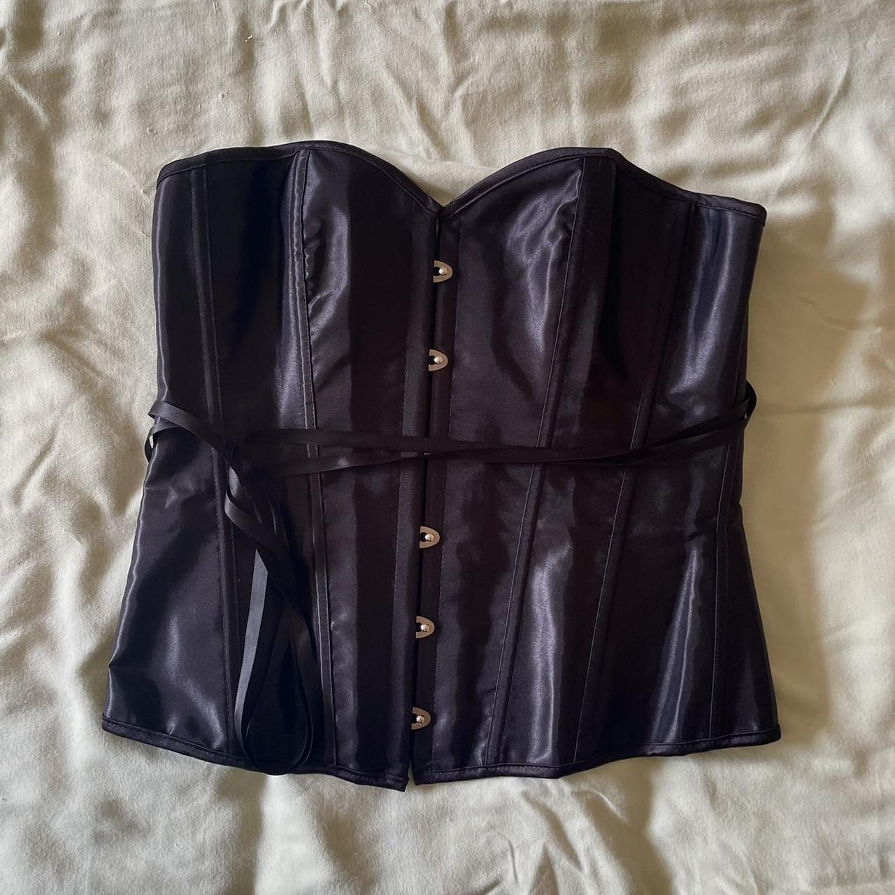 Viral Tiktok Halloween corset in black🖤🖤 perfect... - Depop