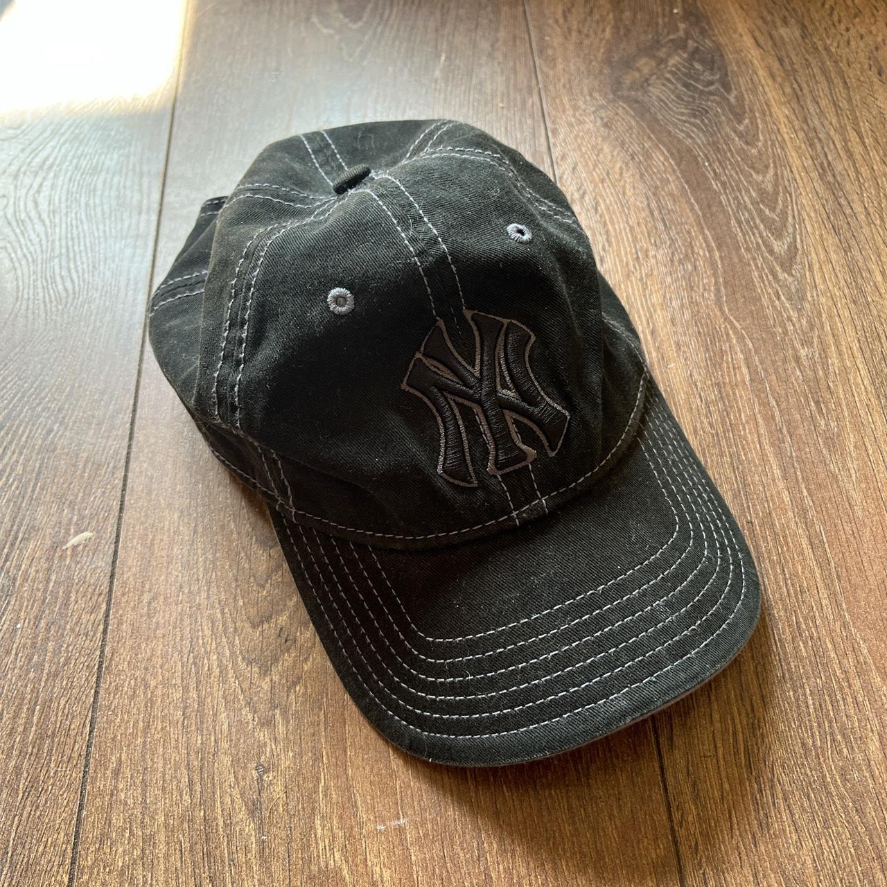 Vintage New York yankees contrast stitch baseball... - Depop