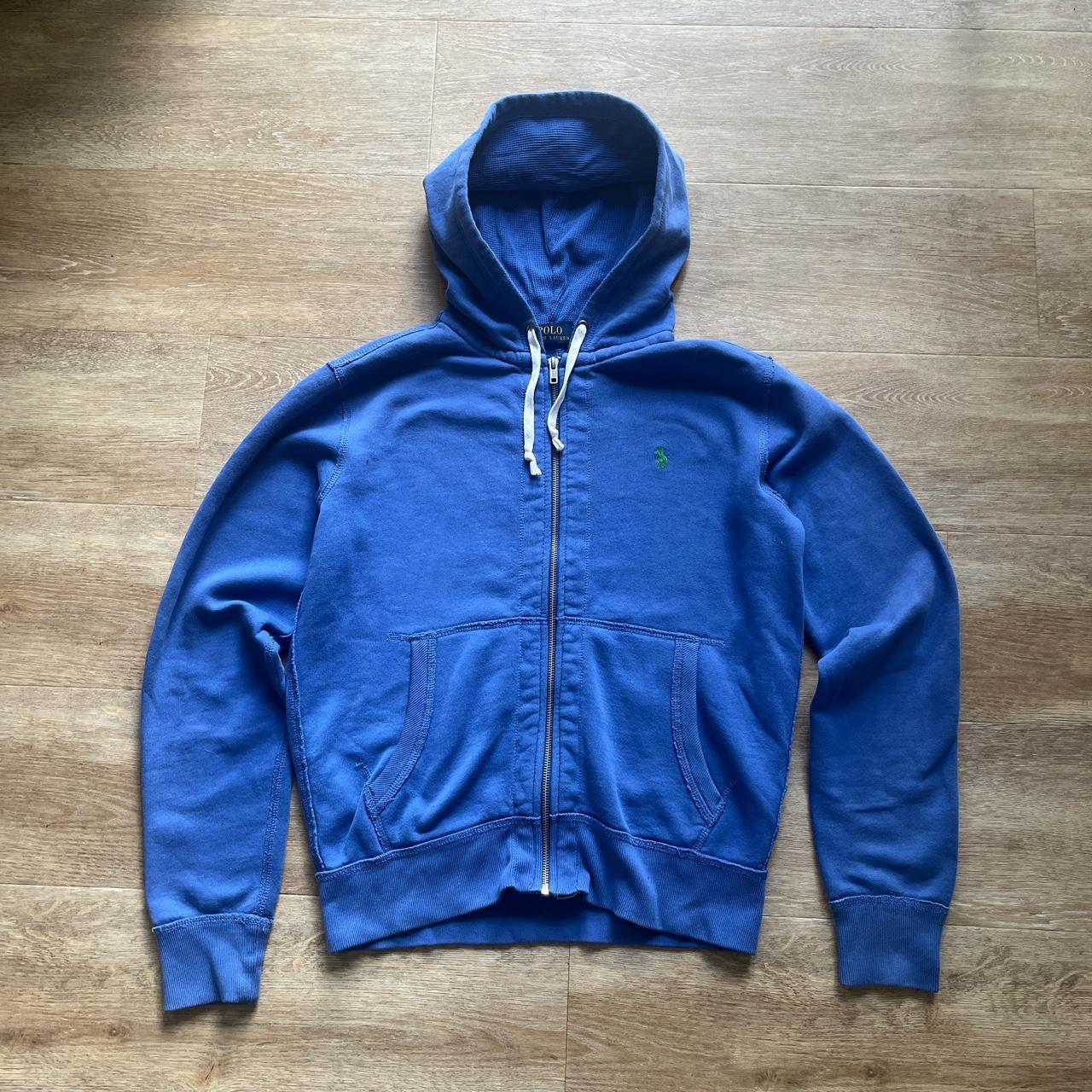 Vintage polo Ralph Lauren zip up hoodie size small... | Depop