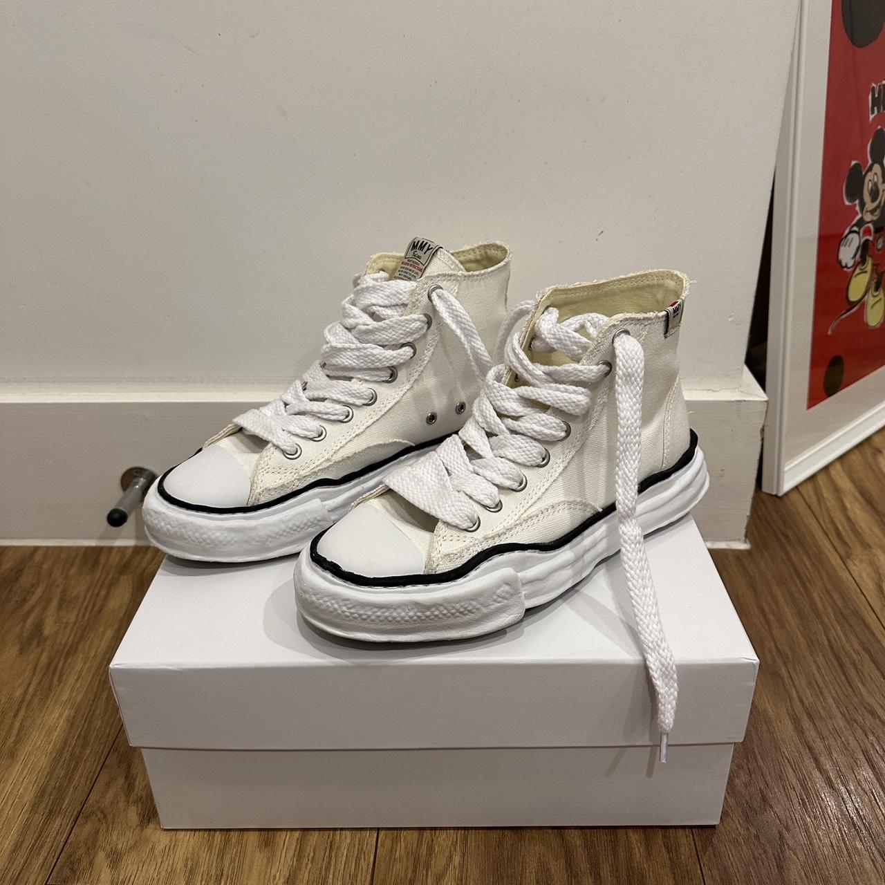 Mason MIHARA YASUHIRO White high tops. too small... - Depop