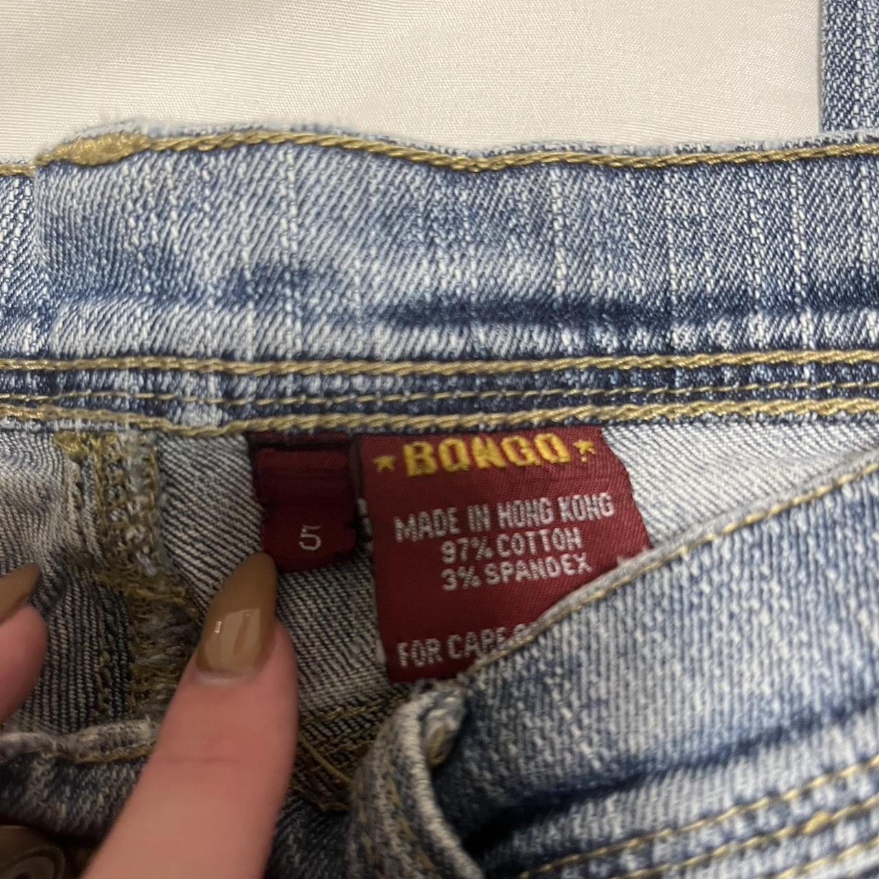 vintage 90s bongo jeans!!! so cute flared and low... - Depop