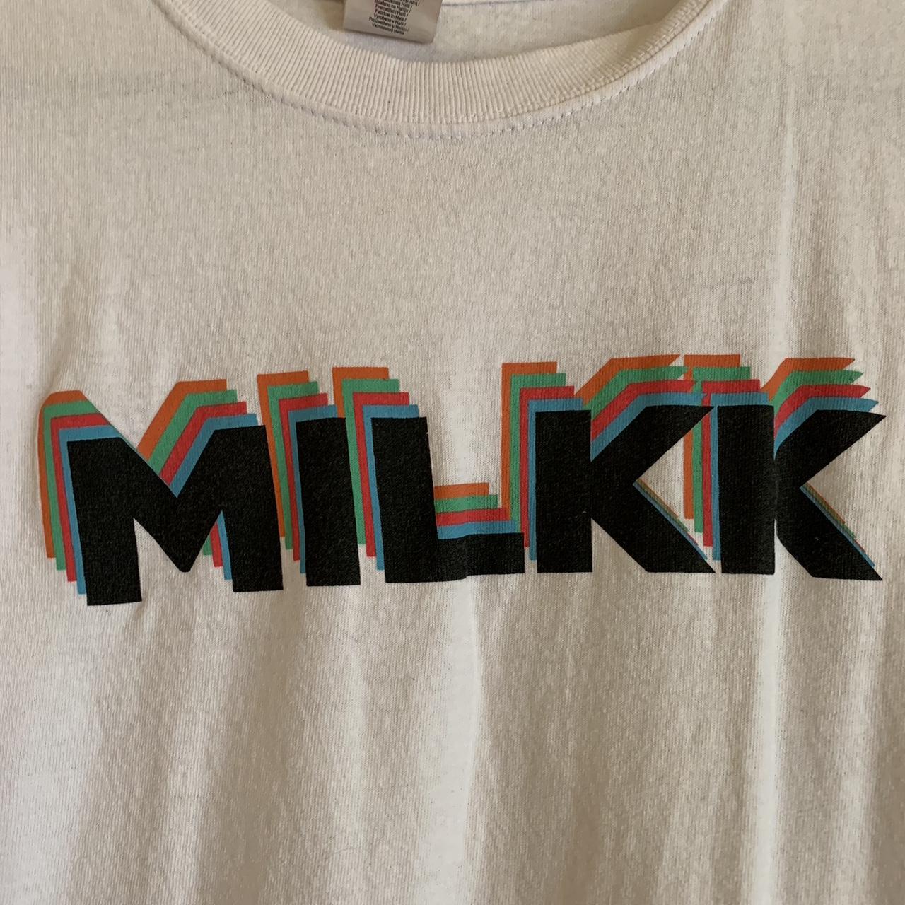 milkk shirt ☆ size L ☆ worn a couple times but... - Depop