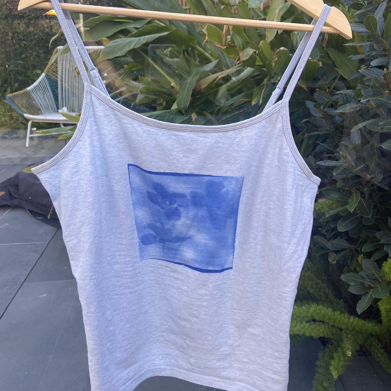 HANDMADE SUNPRINT TOP printed cami’s handmade and... - Depop