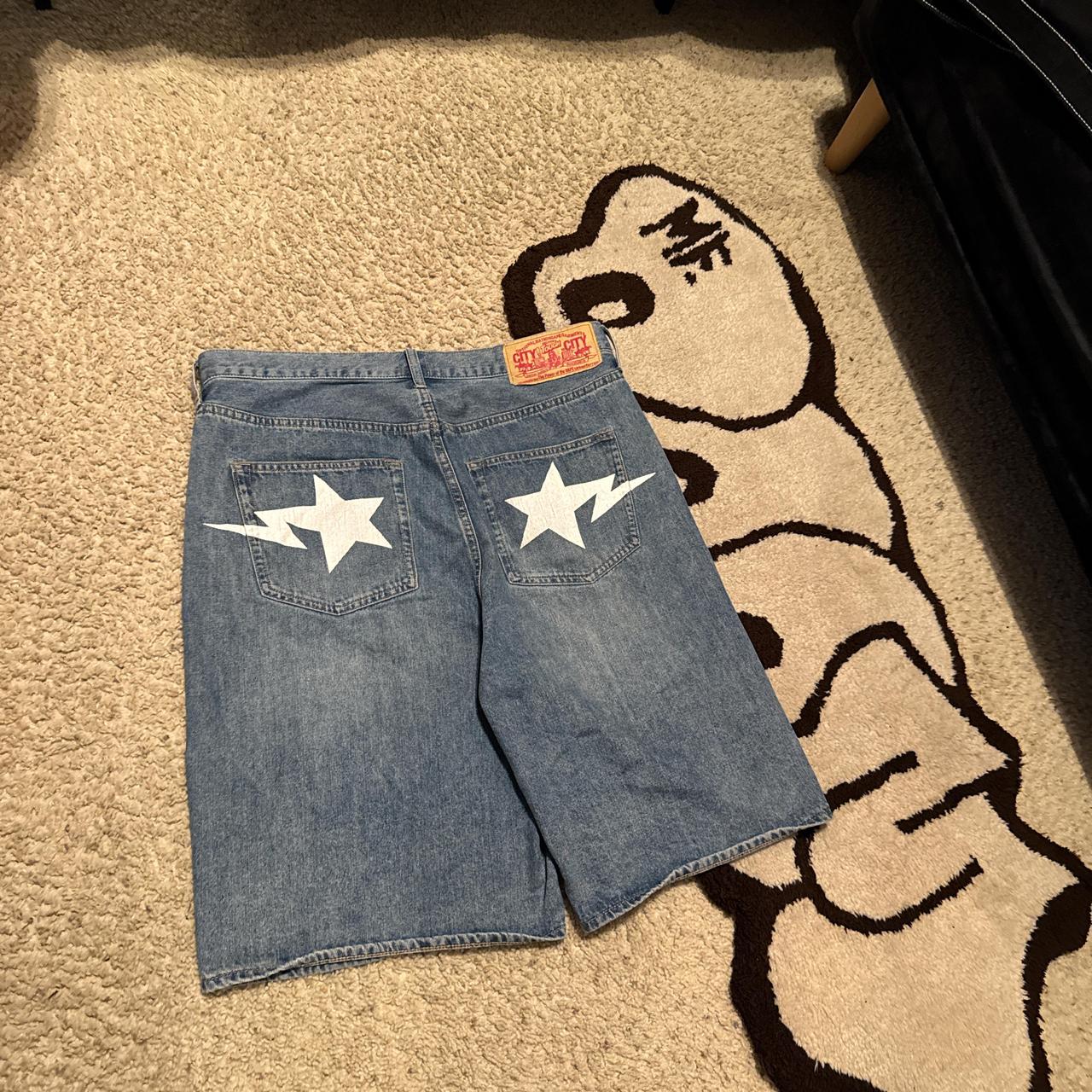 Bape star jorts Not sure if real, thrifted Tagged... | Depop