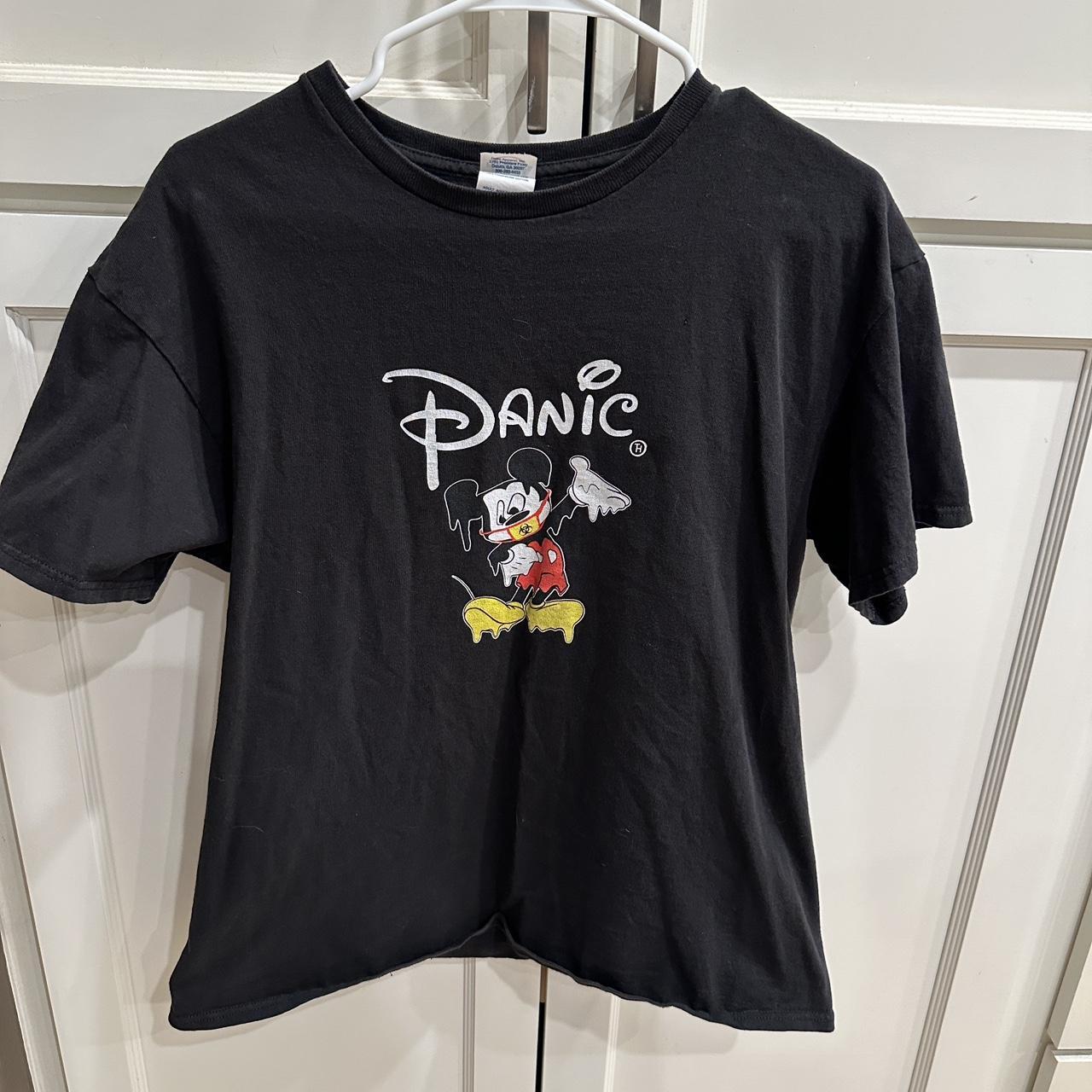 mickey mouse panic parody shirt -disney toxic... | Depop