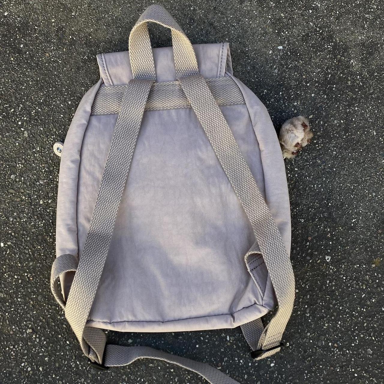 Nude Kipling love bug mini backpack with multiple... - Depop