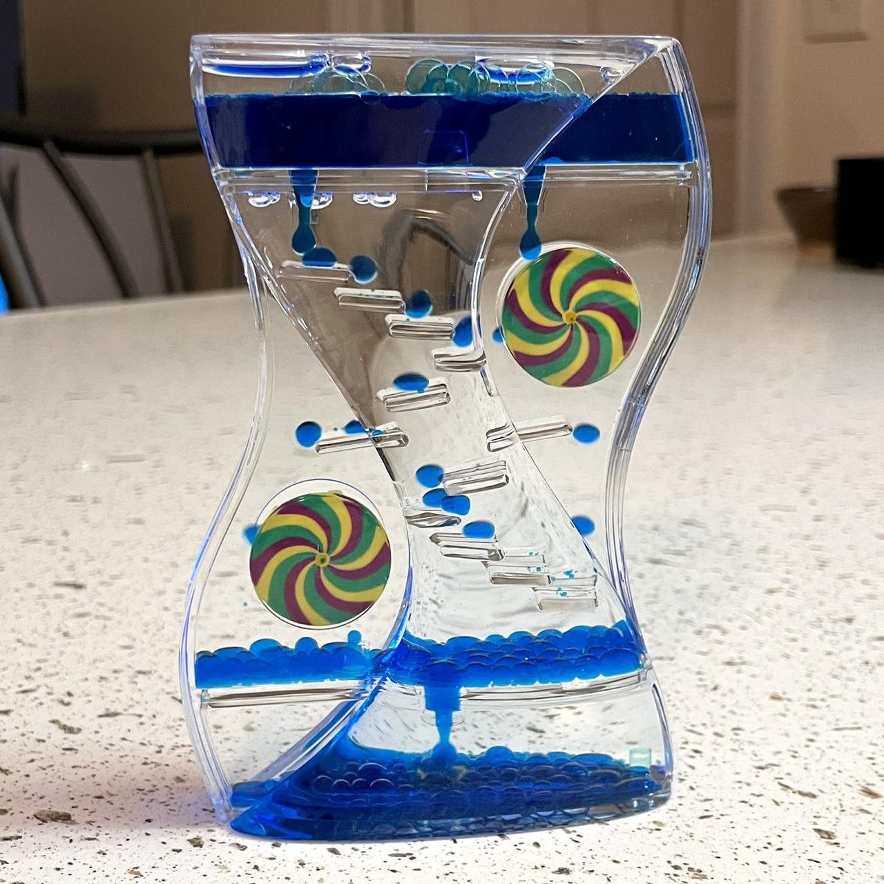 Blue Liquid Motion Bubbler Sensory Toy • In great... - Depop