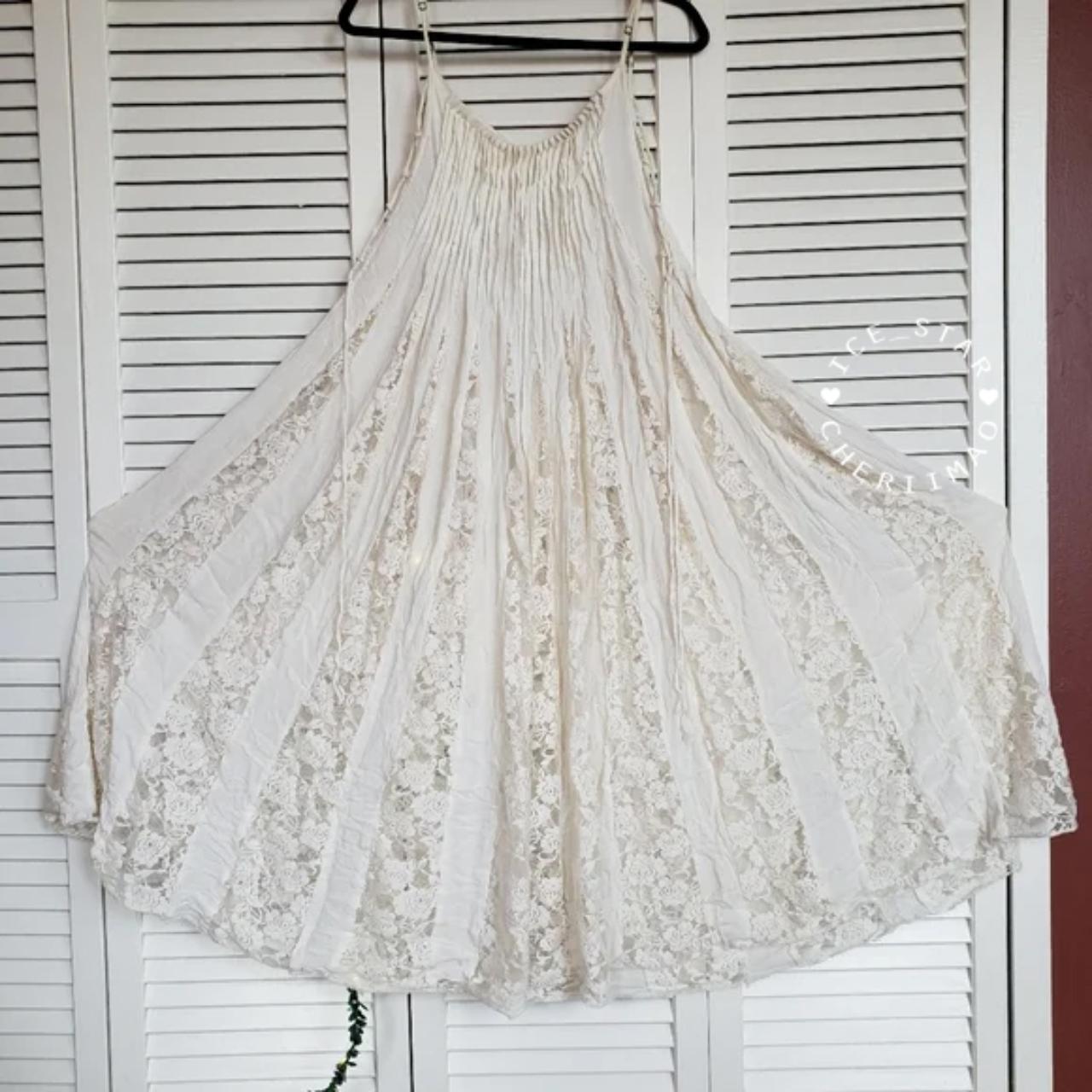 Free People RARE Hailee Victorian Lace Sundress... - Depop