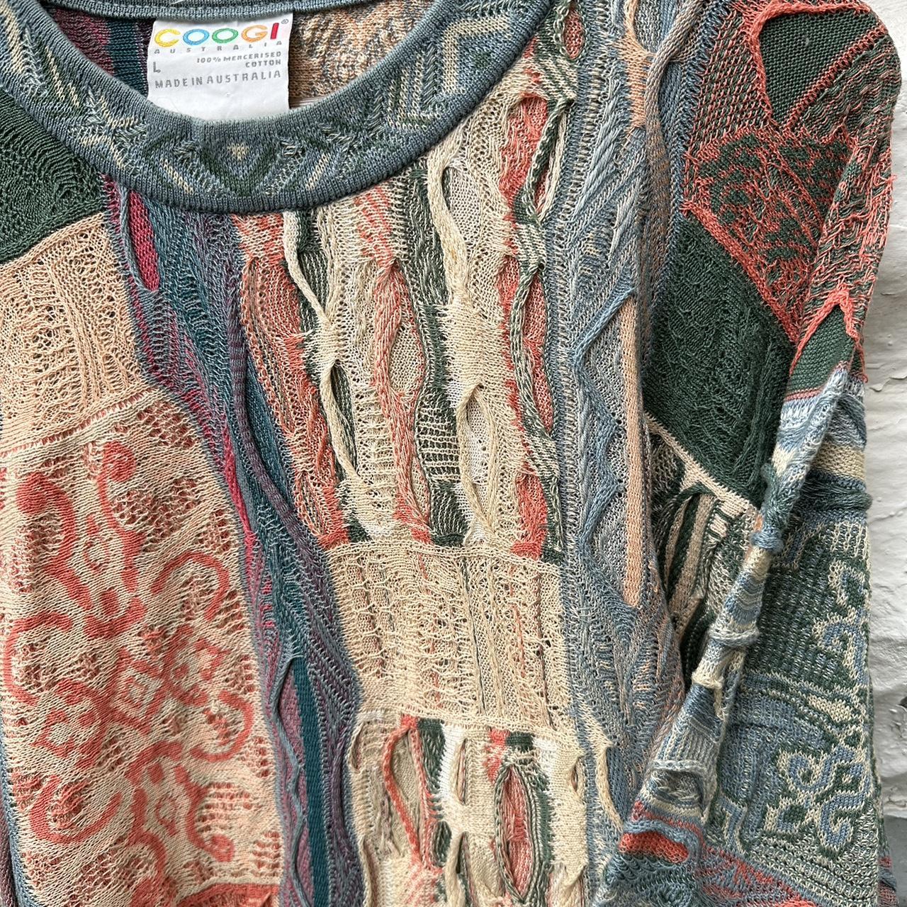 Vintage Pastel Coogi Sweater Men’s L - Depop