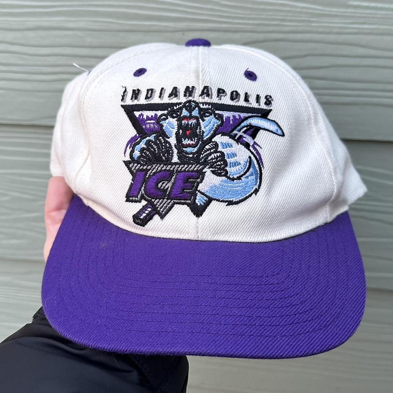 Vintage Indianapolis Ice Hockey Hat Needs to be... - Depop