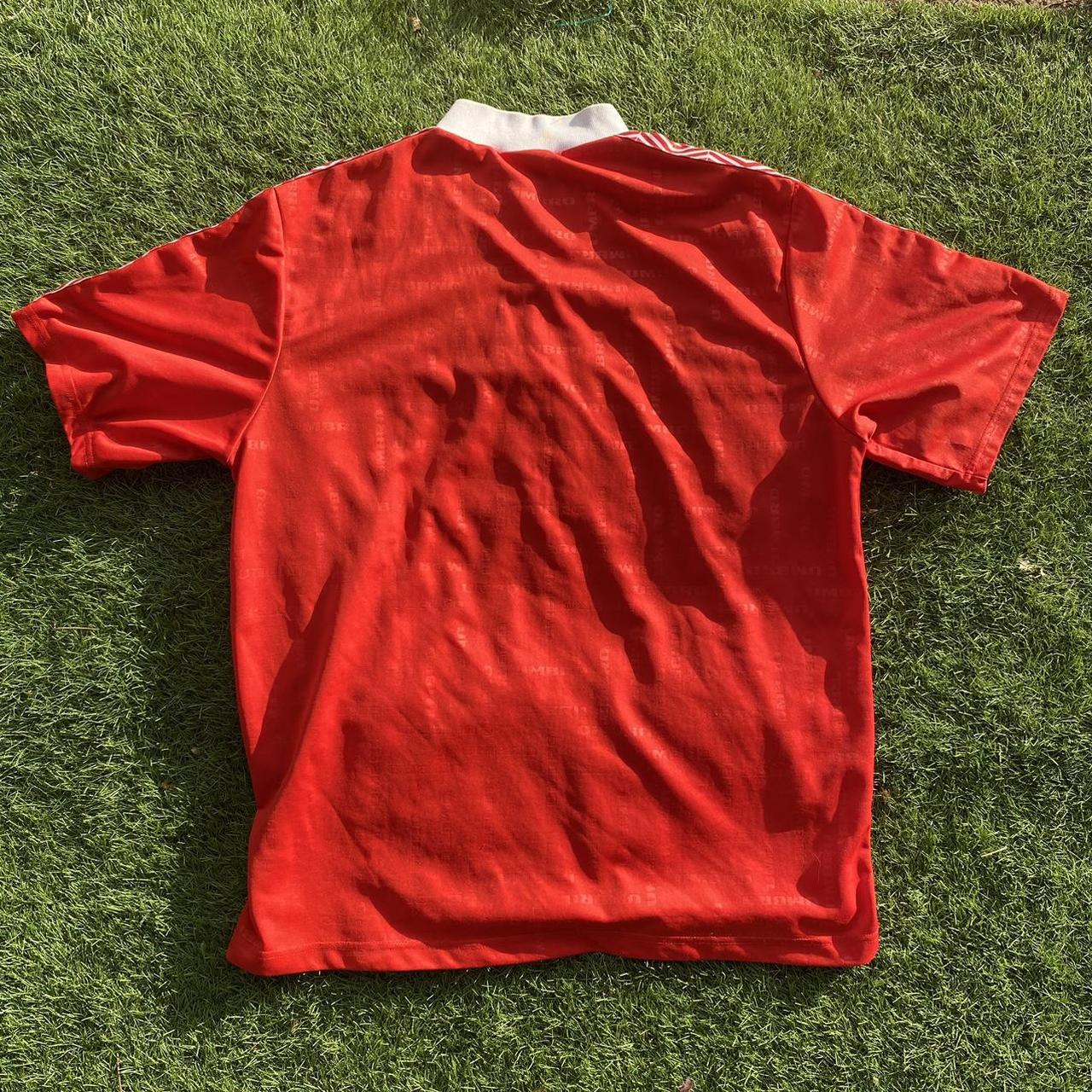 vintage umbro t shirt -retro football kit style -... - Depop
