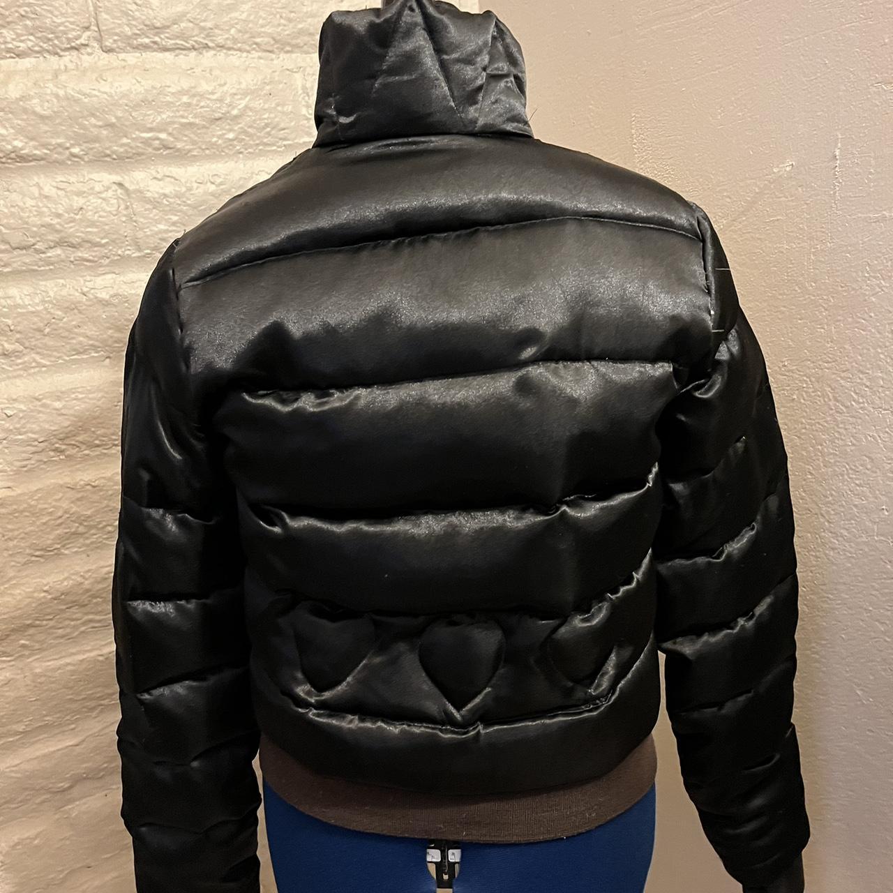 Black Y2K Juicy Puffer Jacket. In good used... - Depop