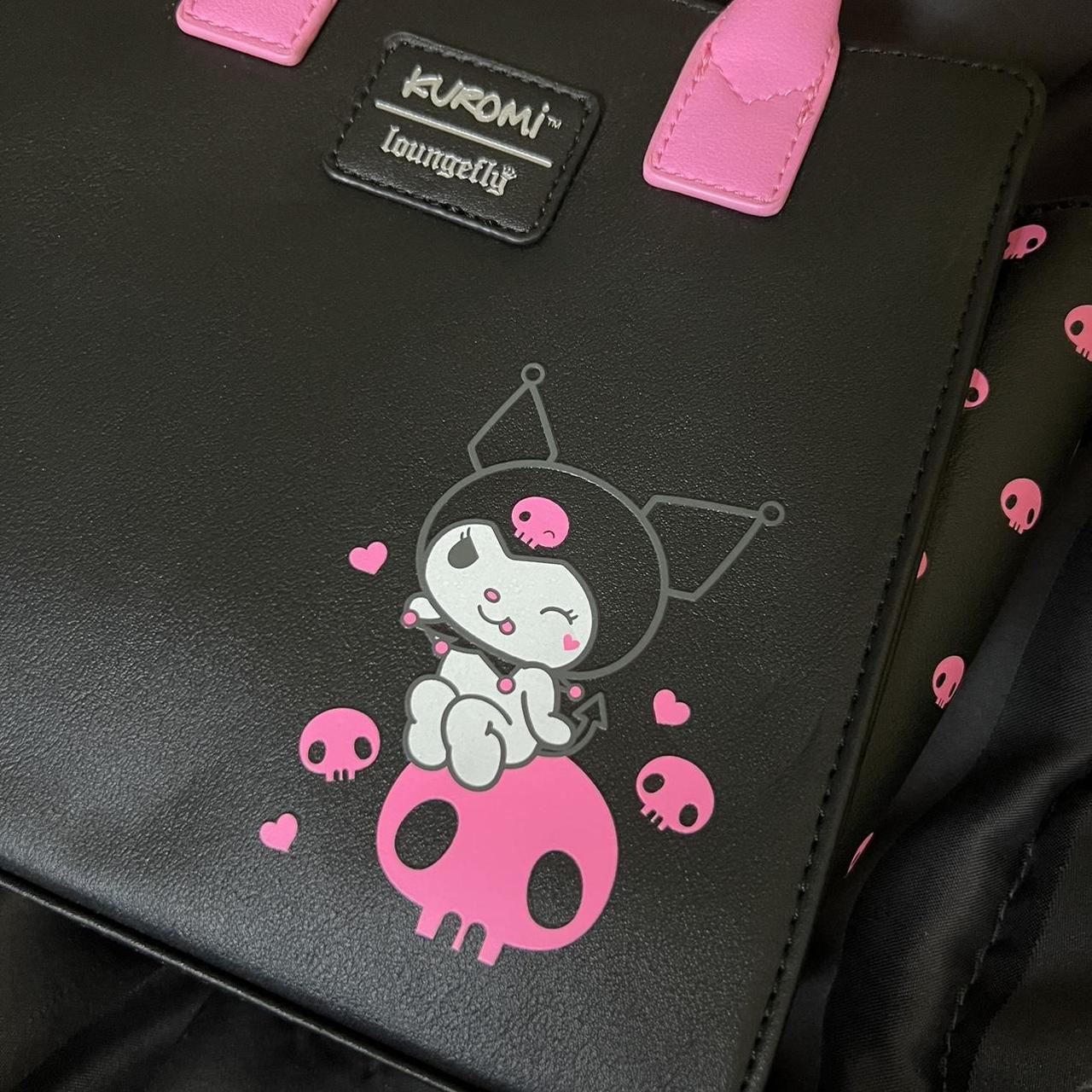 kuromi loungefly crossbody bag in perfect condition... - Depop