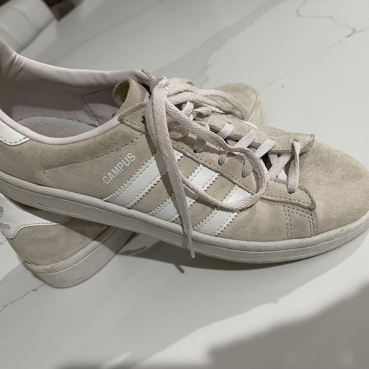 Adidas CAMPUS Tan Suede Worn once or twice - size... - Depop