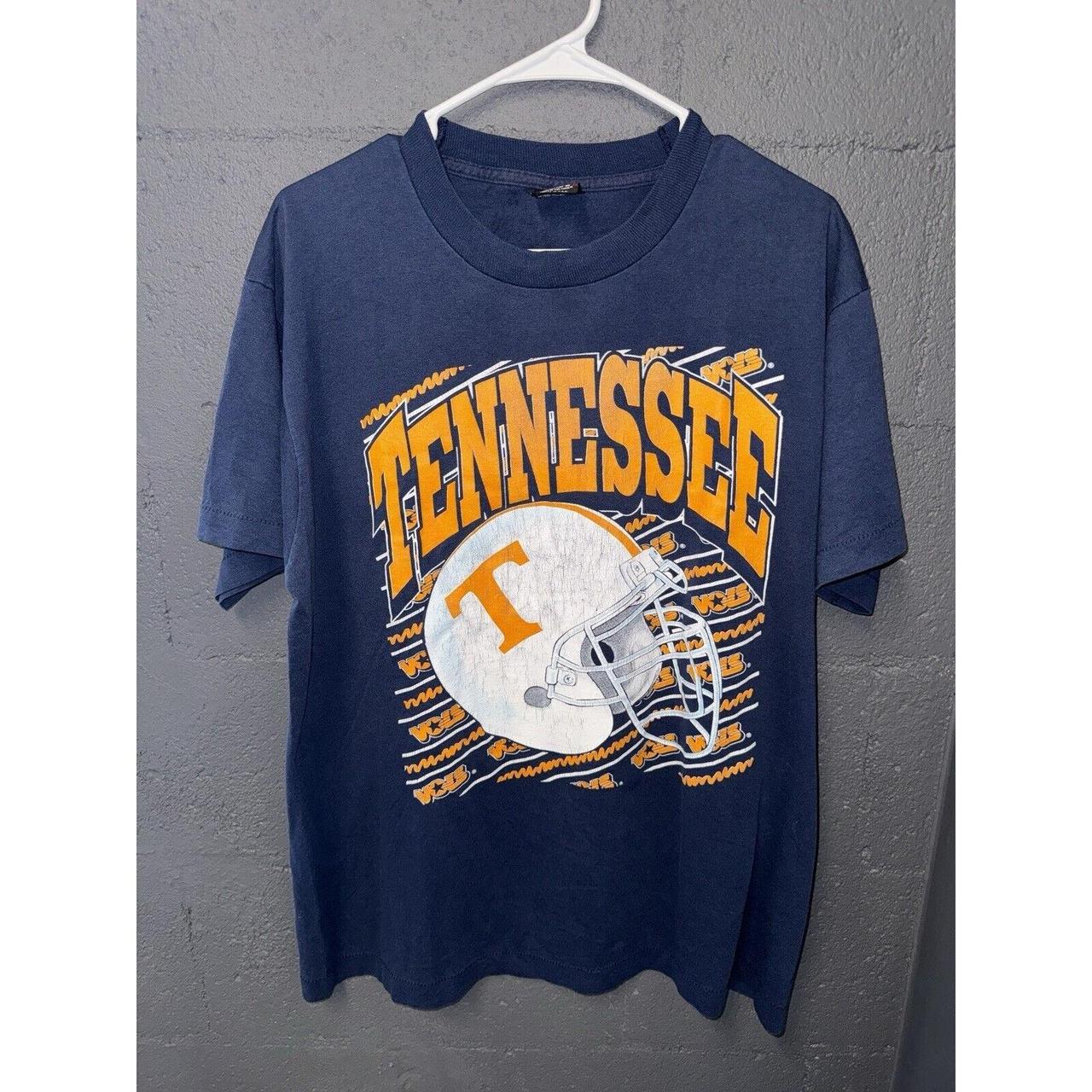 Vintage 90s Tennessee University Football T Shirt... - Depop