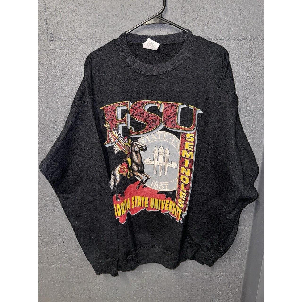 Vintage 90s Florida State University Crewneck... - Depop