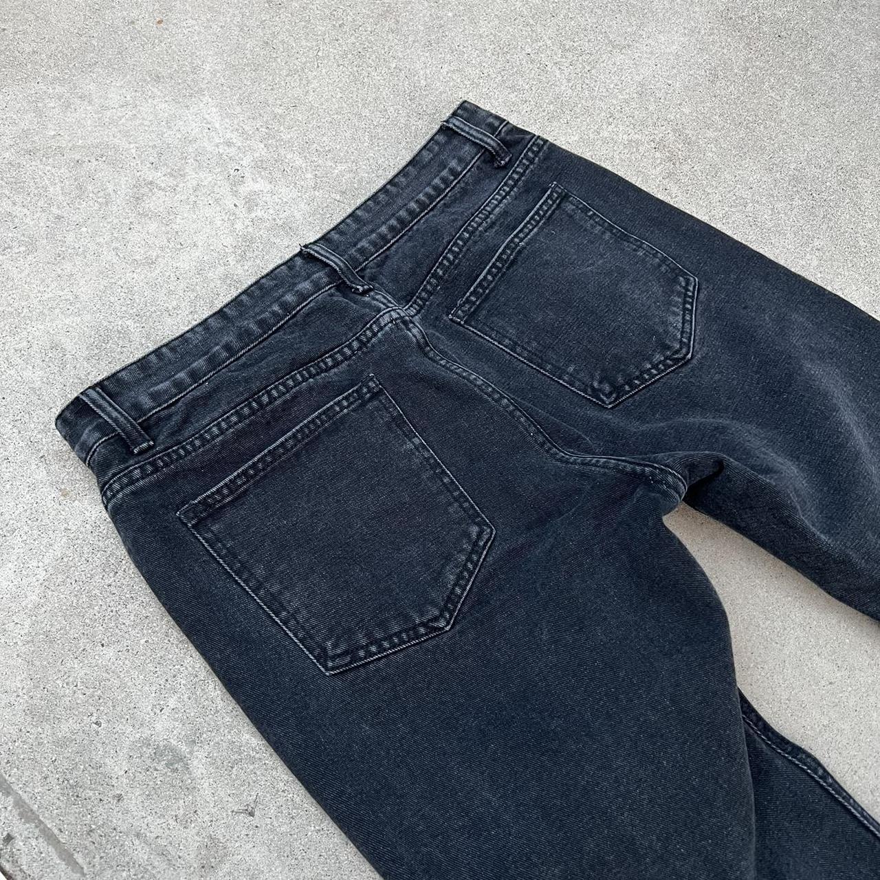 Flared Washed Grey Denim (Pants are grey but... - Depop