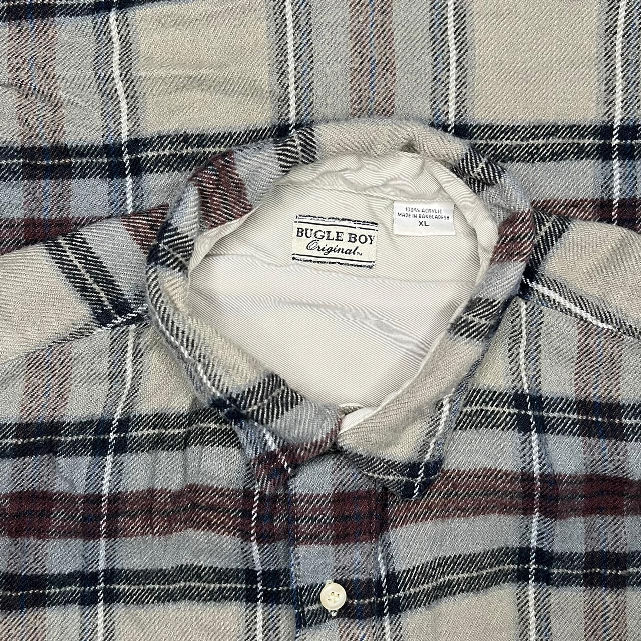Vintage Bugle Boy Flannel - Great Condition! -... - Depop