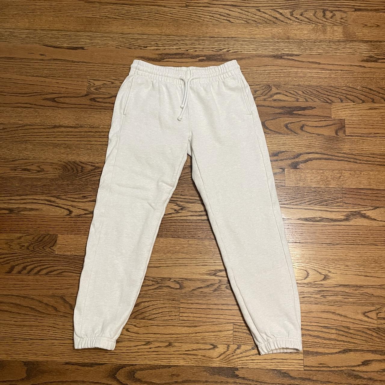 TNA Women's Cream Joggers-tracksuits | Depop