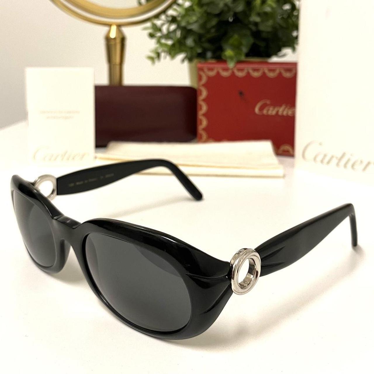 Vintage Authentic 80s Cartier Paris Noir Black 130... - Depop