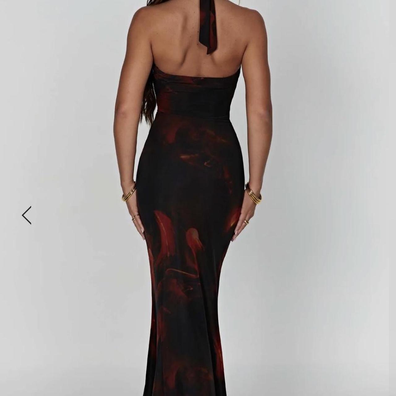 CHRISHELLE MAXI DRESS - FIRE PRINT Only worn once... - Depop