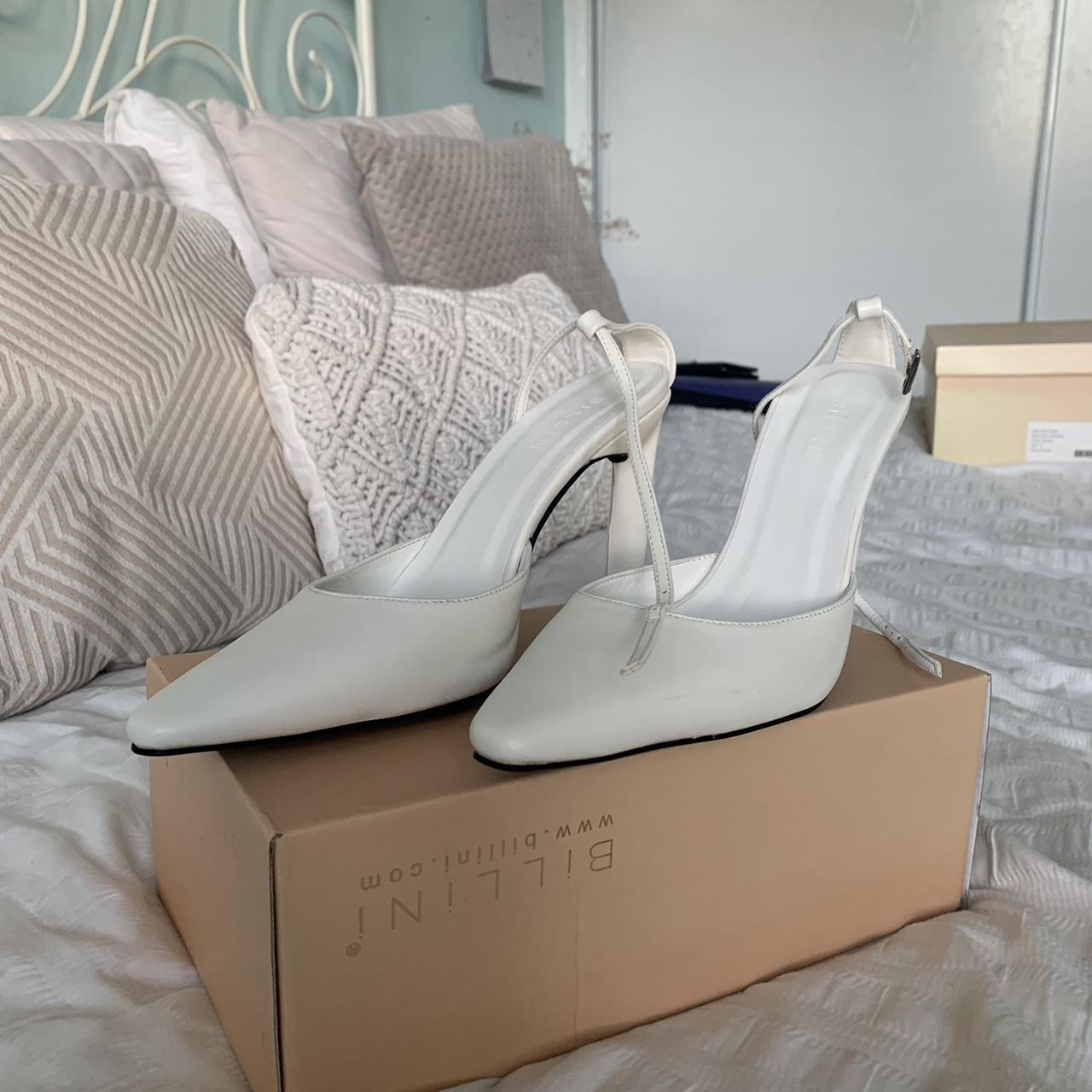 Brand new, never been worn Billini heels in white.... - Depop