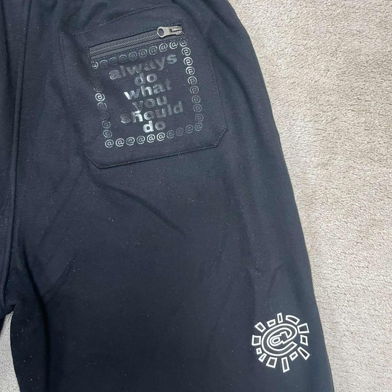 BLACK ADWYSD JOGGERS Baggy black joggers from... - Depop