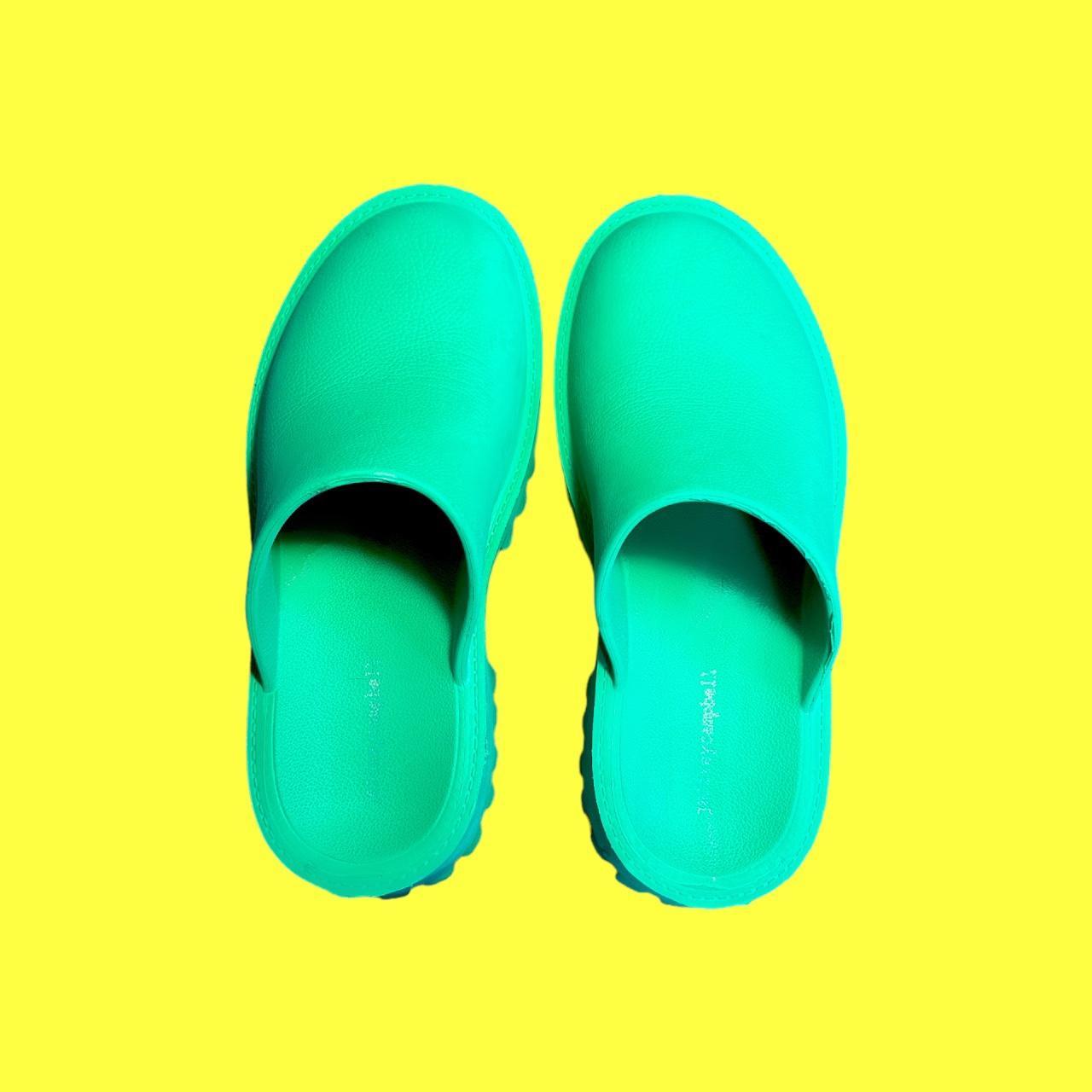 GREEN JEFFREY CAMPBELL PLATFORM CLOGS ~ gorgeous... - Depop