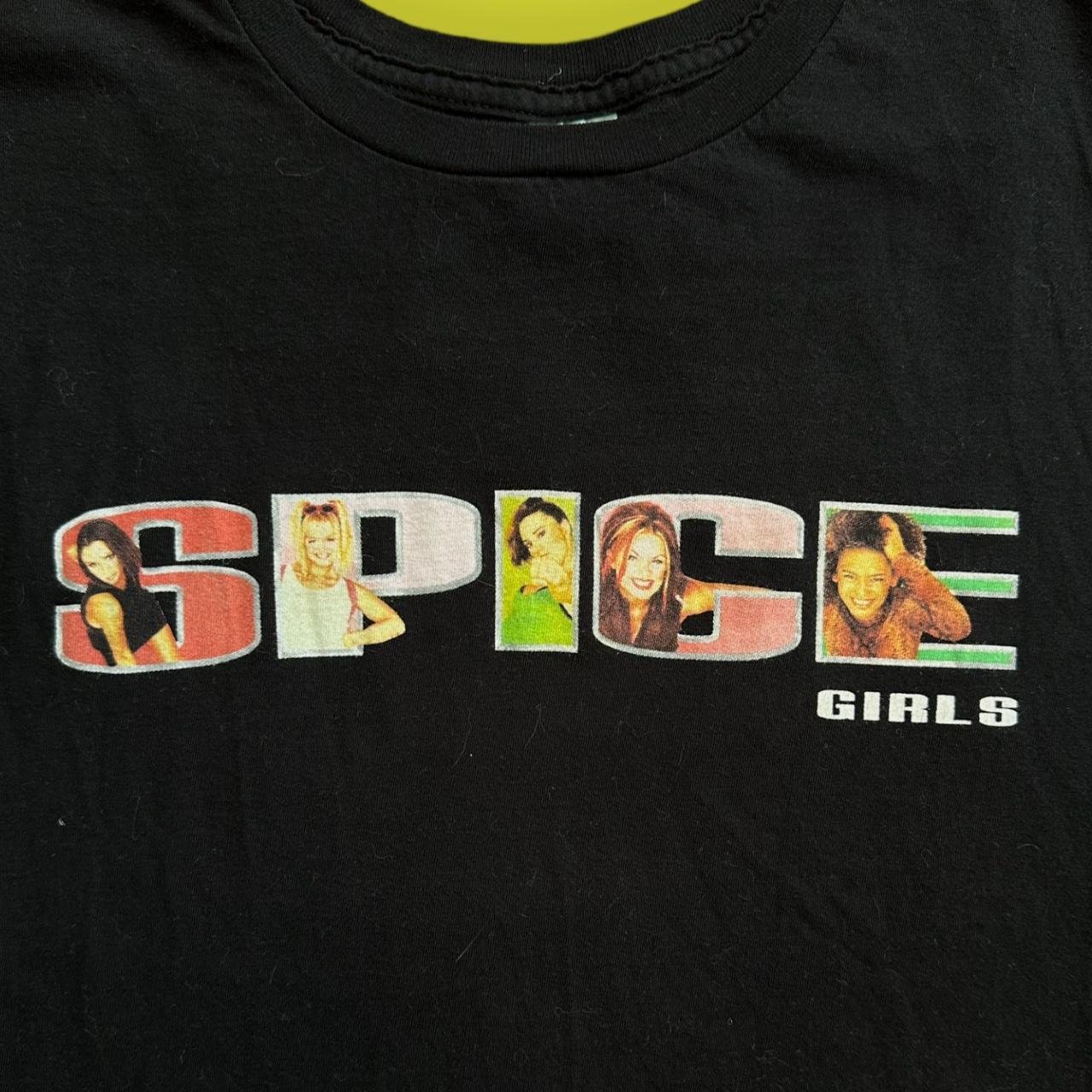 SPICE GIRLS T-SHIRT ~ classic black t-shirt with... - Depop