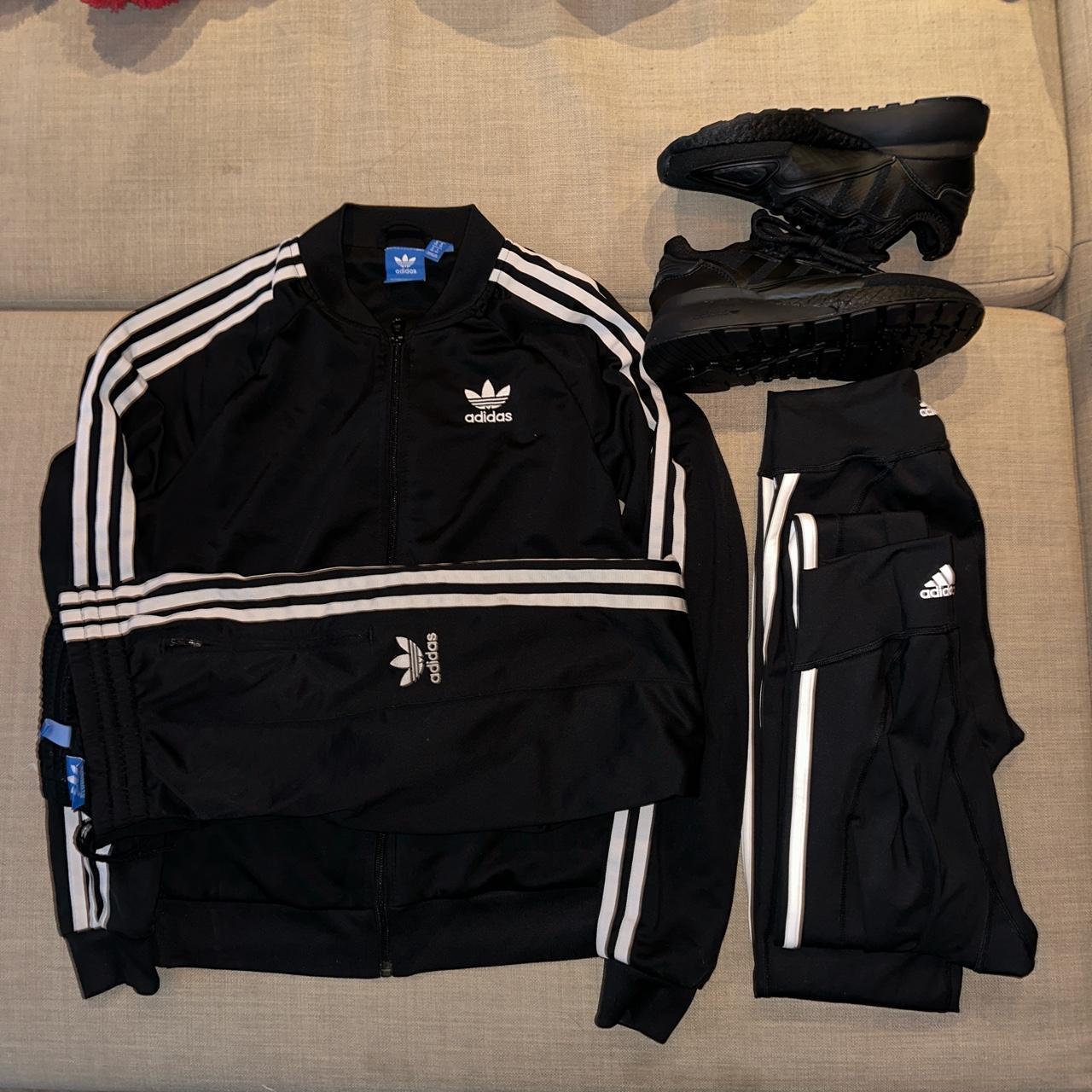 Adidas black BUNDLE OFFER includes - black SST... - Depop
