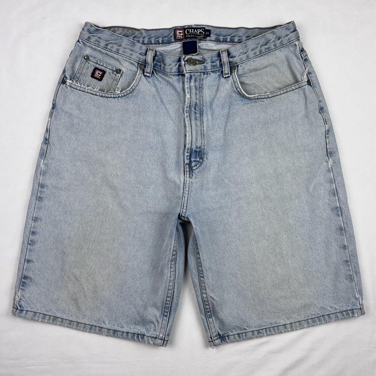 Vintage Chaps Ralph Lauren 34 Light Wash Denim Blue... - Depop