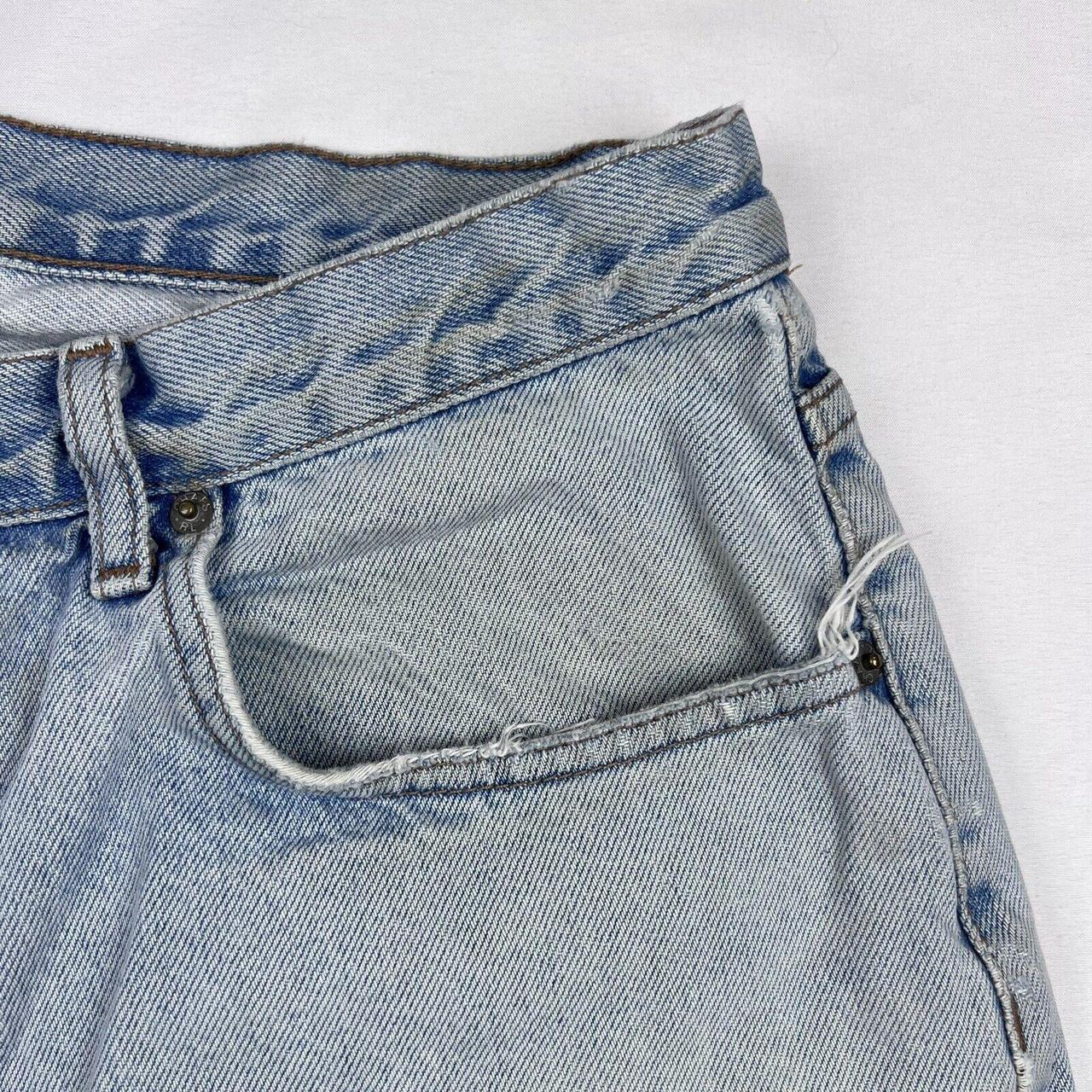 Vintage Chaps Ralph Lauren 34 Light Wash Denim Blue... - Depop