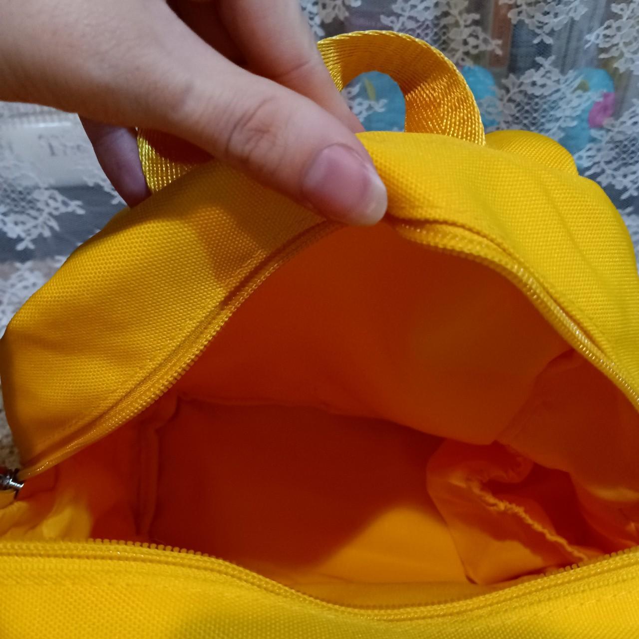 B Duck Kids Backpack 🧡 Yellow Backpack with Rubber... - Depop