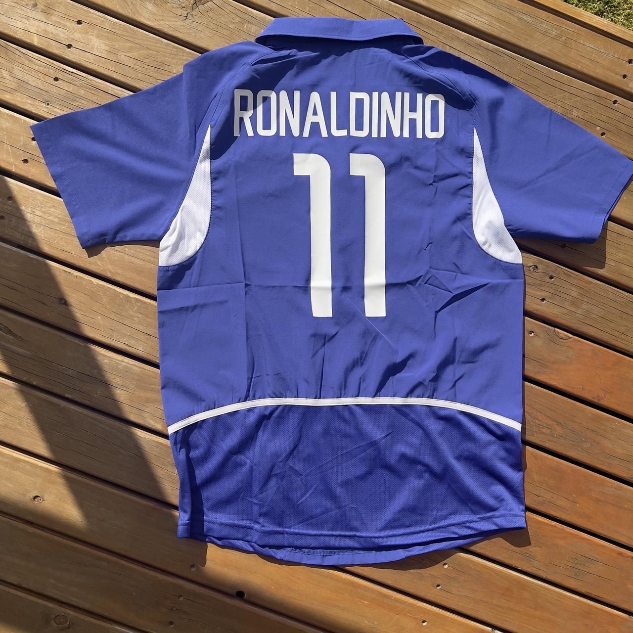 2002 World Cup Brazil kit - RONALDINHO 11 - Depop