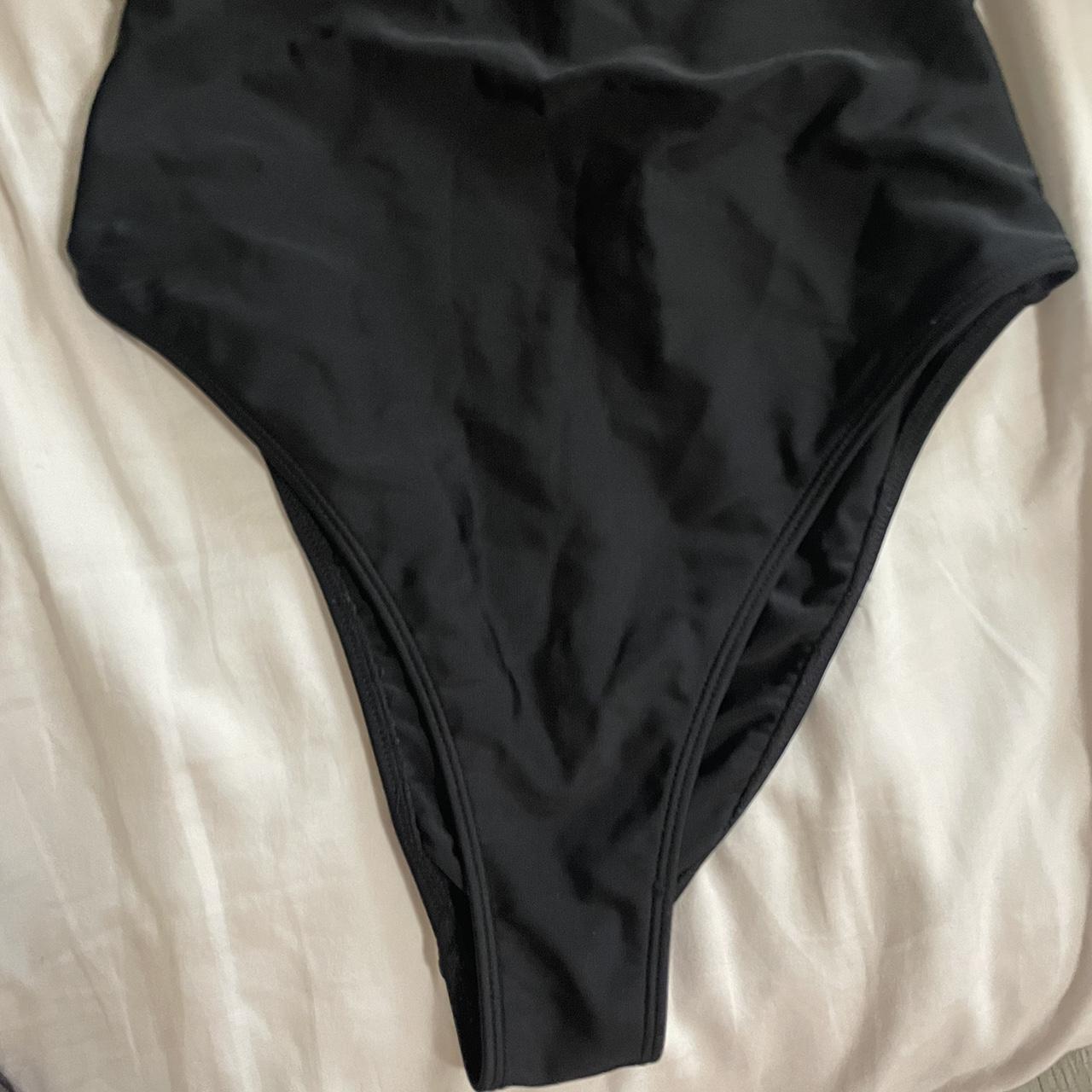 PacSun Women's Black and Gold Swimsuit-one-piece | Depop