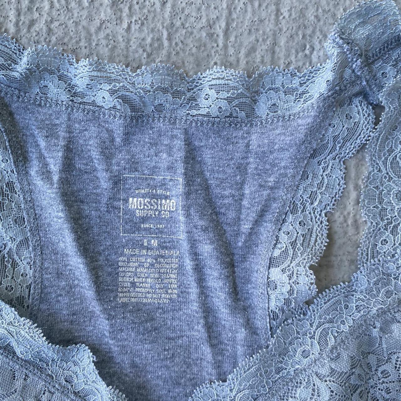Mossimo supply grey lace tank top Perfect for... | Depop